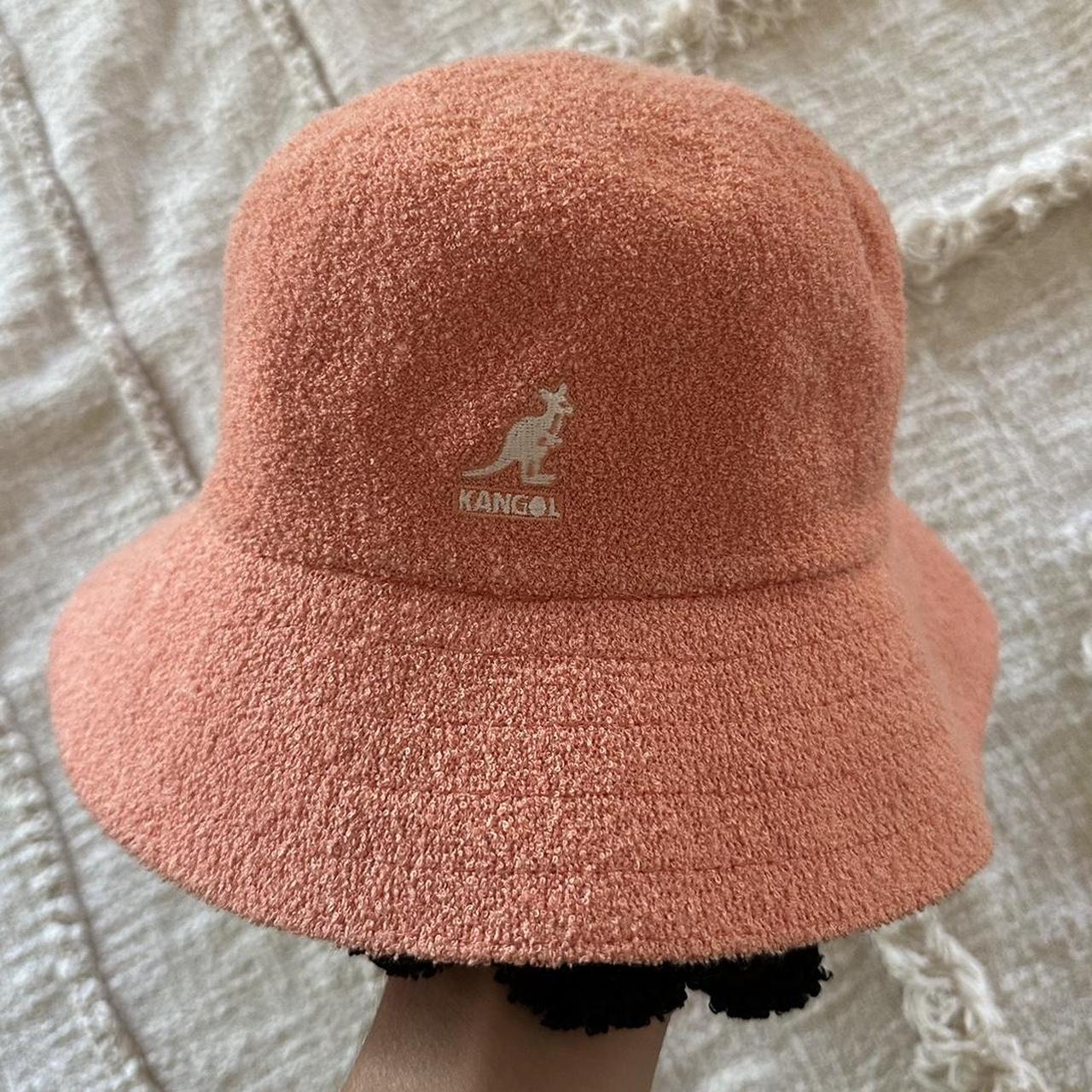 Pink sherpa Kangol bucket hat perfect condition... - Depop