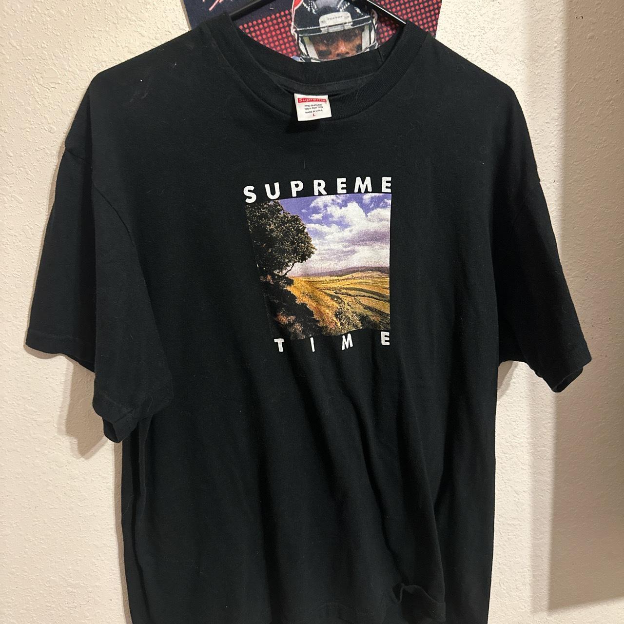 Supreme time t shirt #supreme #streetwear - Depop