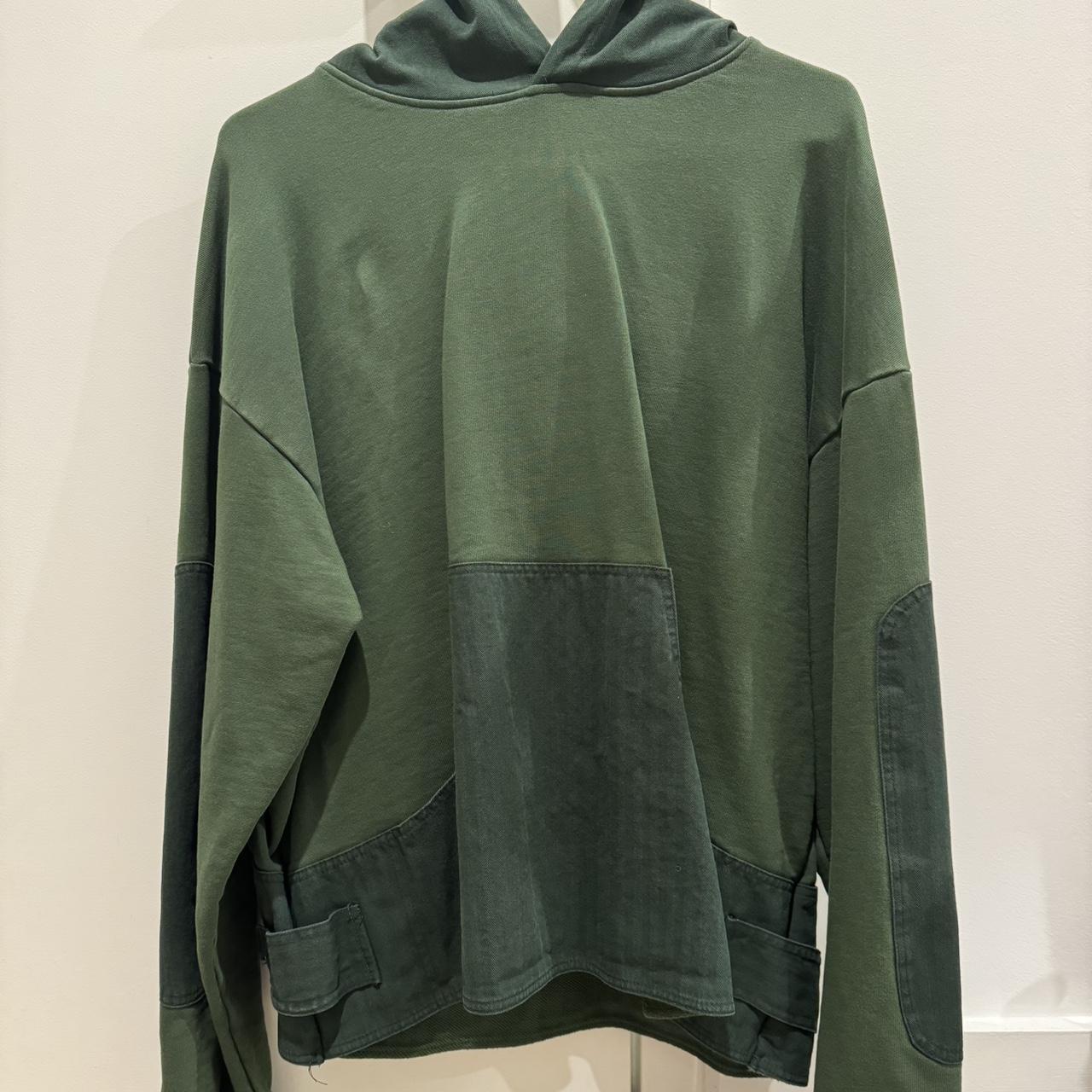 Liquid Lagoon Canvas Hoodie Mens (M) Green - Depop