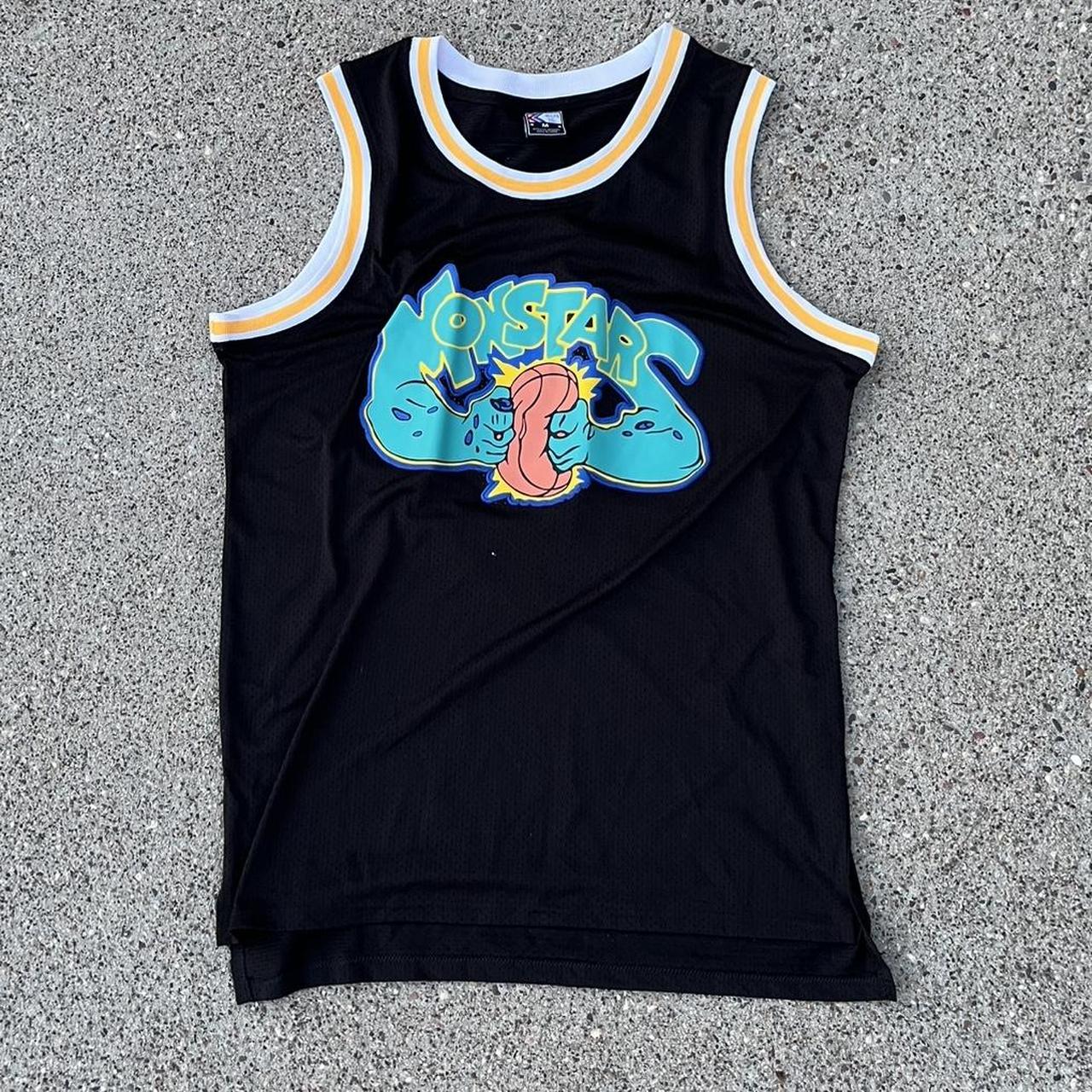 Black and blue Monstars jersey #spacejam #vintage... | Depop