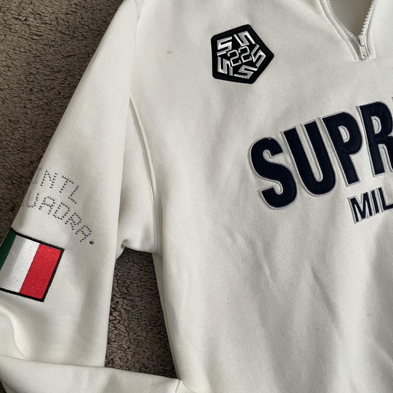 SUPREME MILANO HALF ZIP Size L like new only worn... - Depop