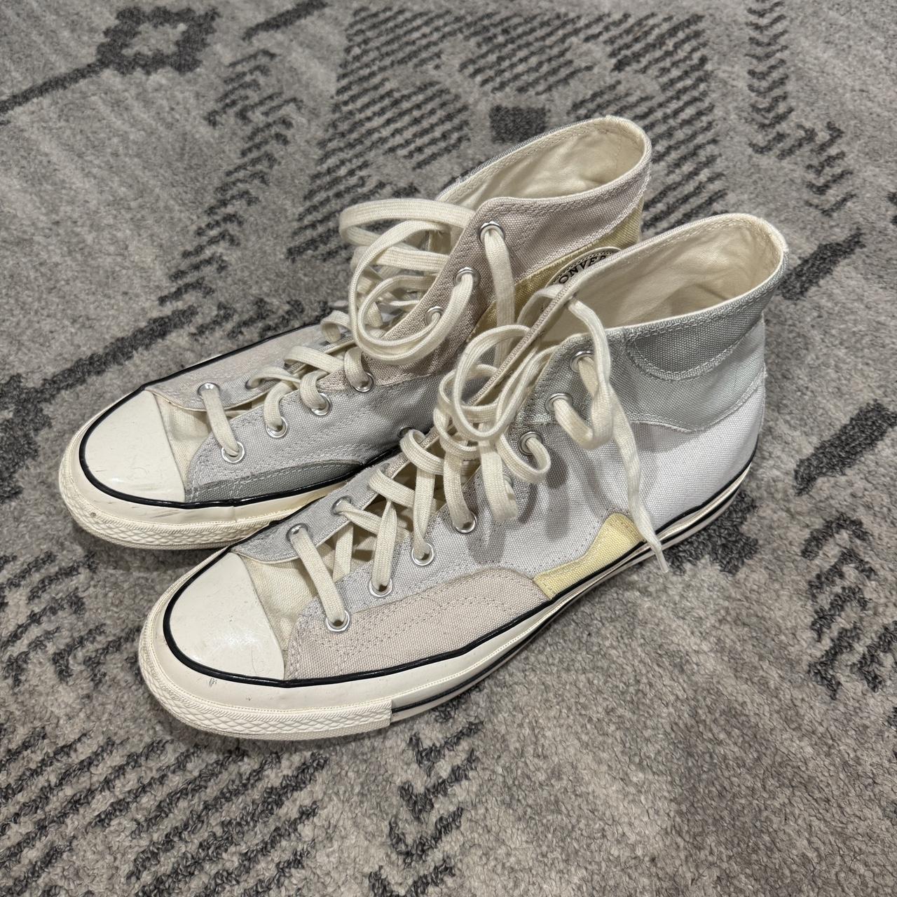 Pastel layered converse Men’s 10.5 - Depop