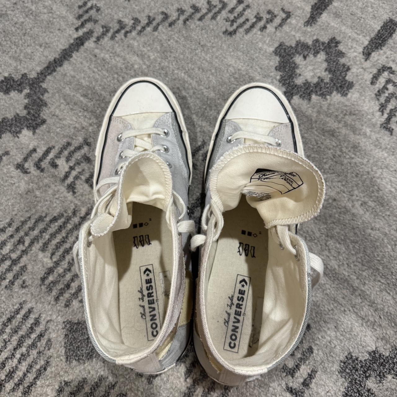 Pastel layered converse Men’s 10.5 - Depop