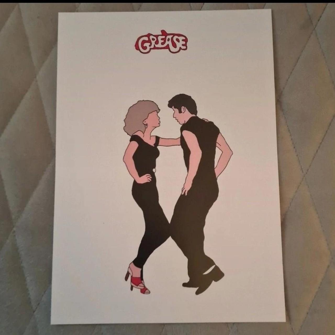 A5 size Grease inspired print. *Handmade by... - Depop