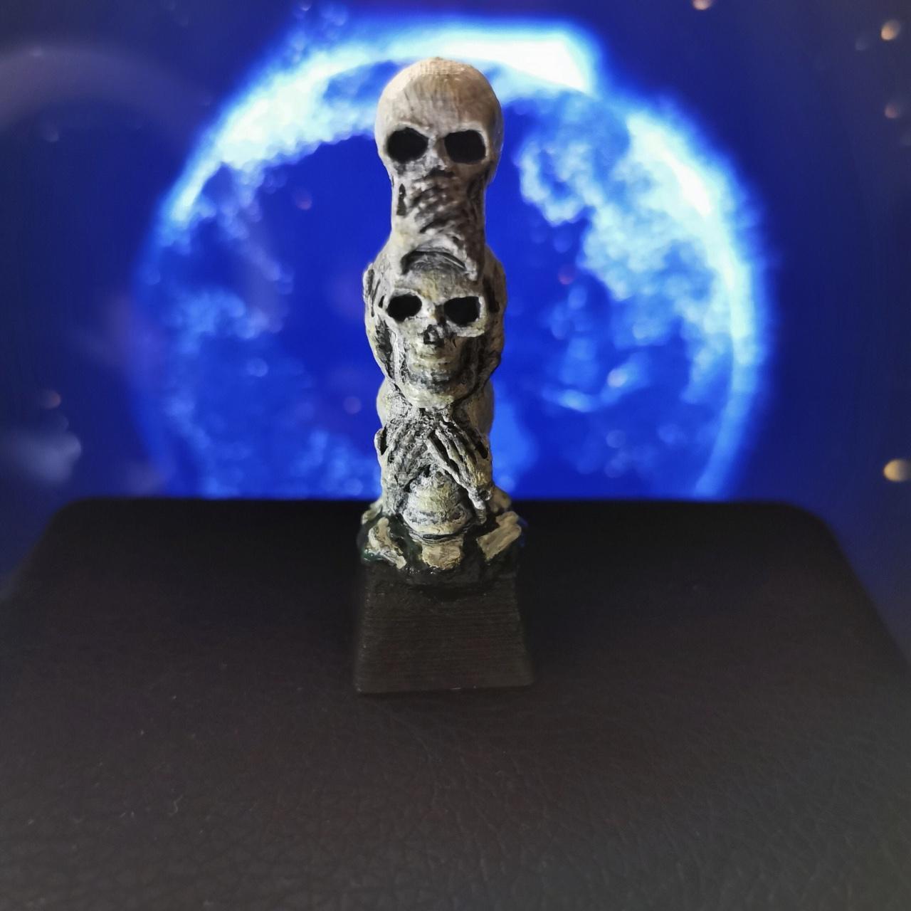 Skulls custom mechanical keyboard cherry... - Depop