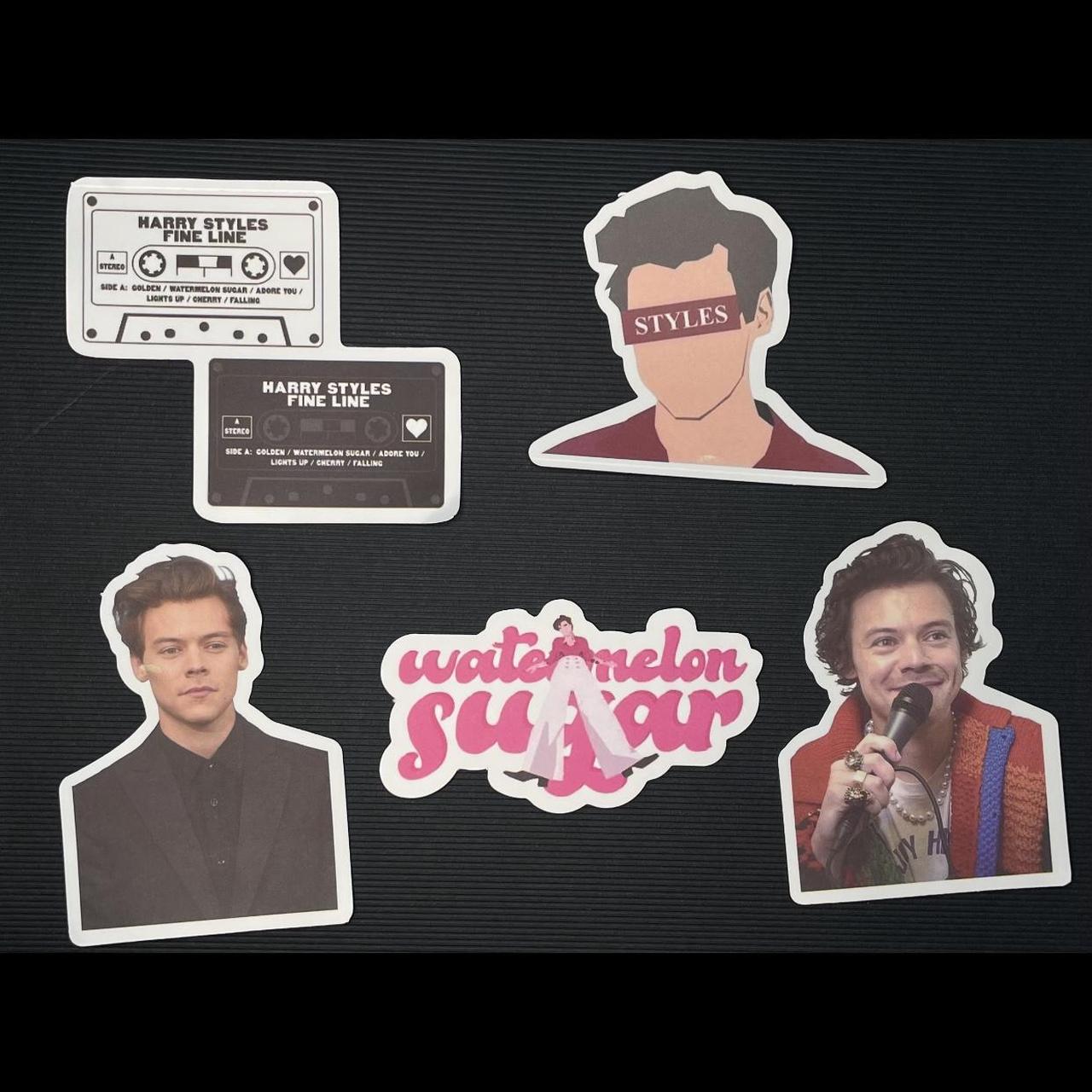 5 x Harry Styles Stickers (as shown) Brand new... - Depop