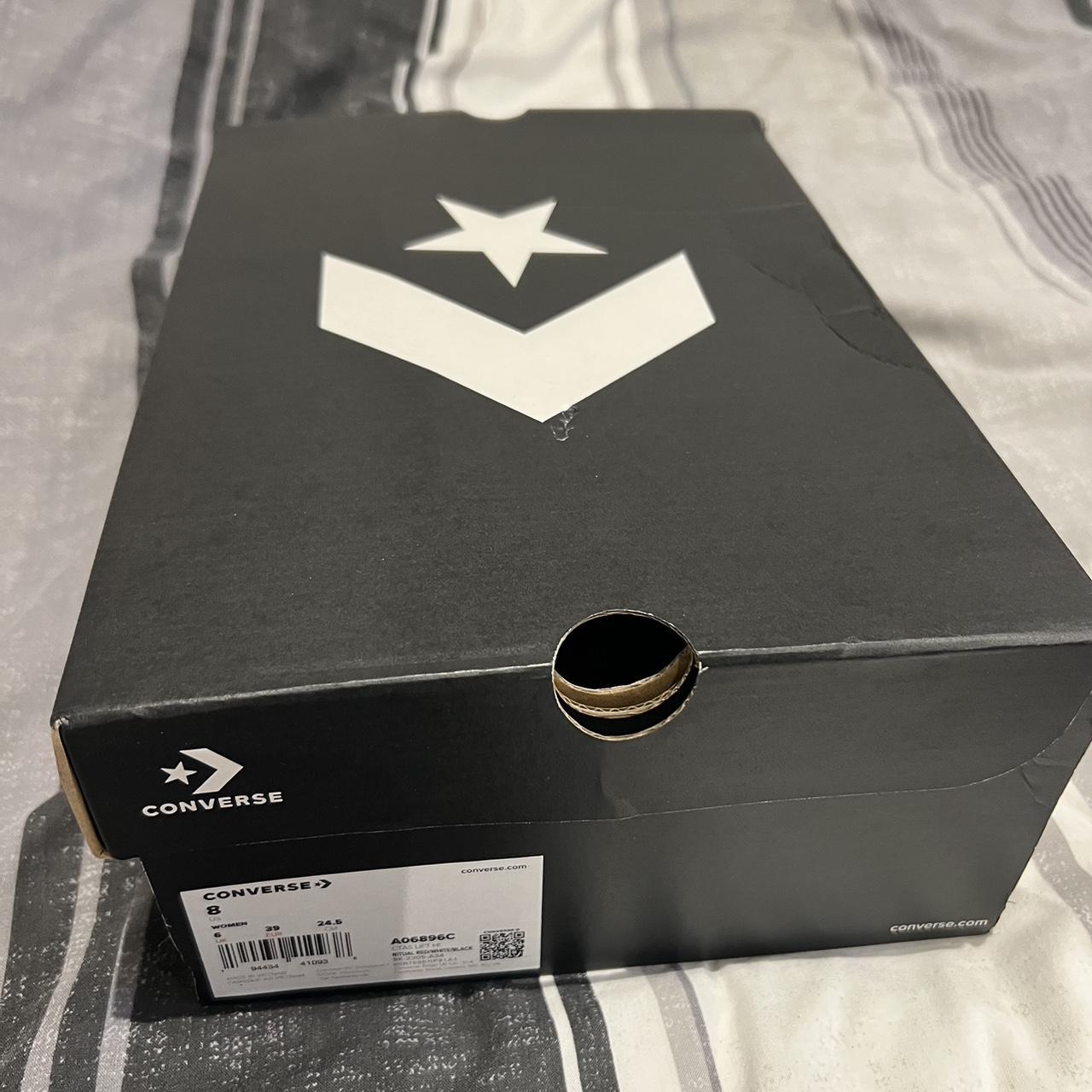 Red Converse All Star Lift Platform High Top... - Depop