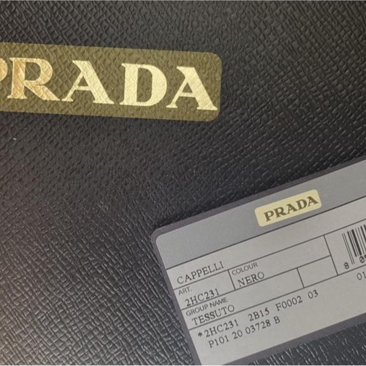 BRAND NEW BLACK PRADA NYLON CAP BOXED AND WITH TAGS... - Depop