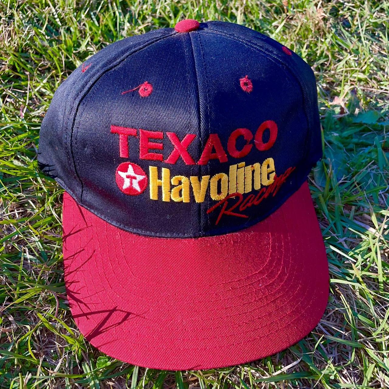 Vintage early 90s Texaco, Havoline racing snapback... - Depop