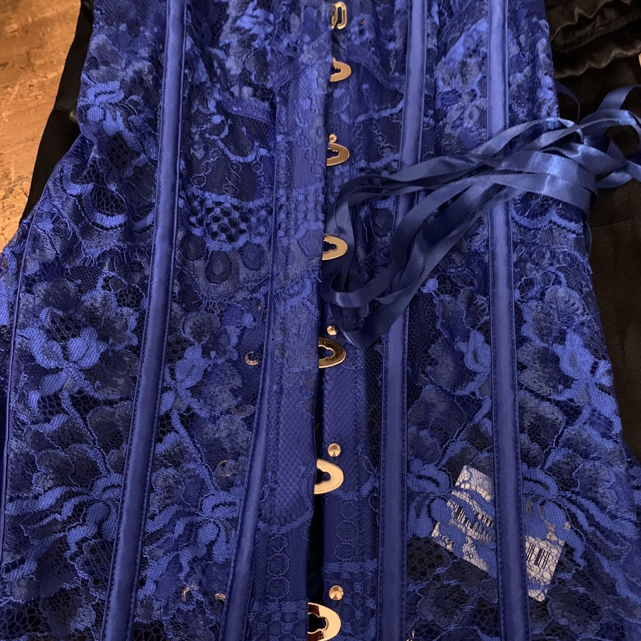 Honey Birdette Women's Blue Shapewear | Depop