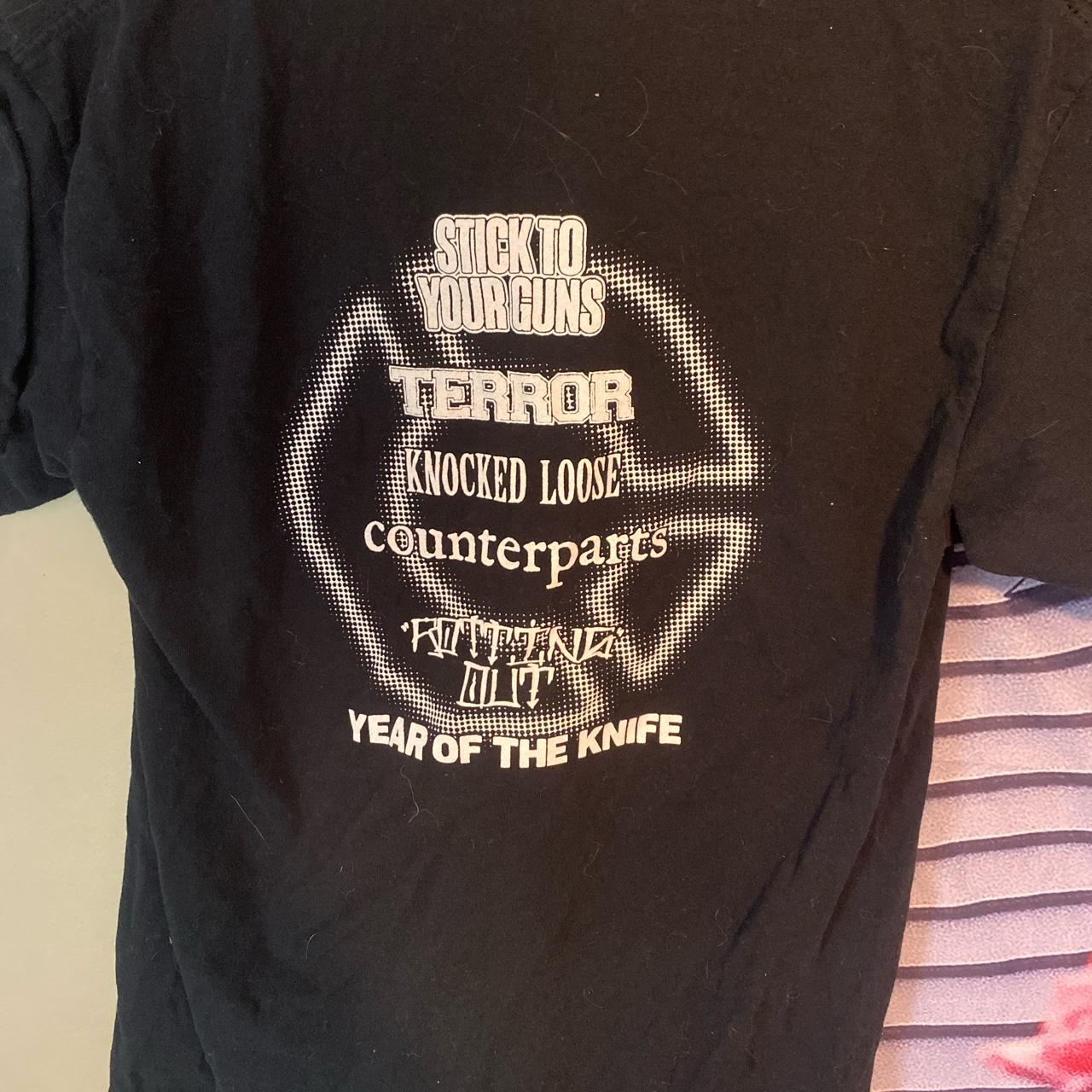 chain reaction shirt stick to your guns terror... - Depop