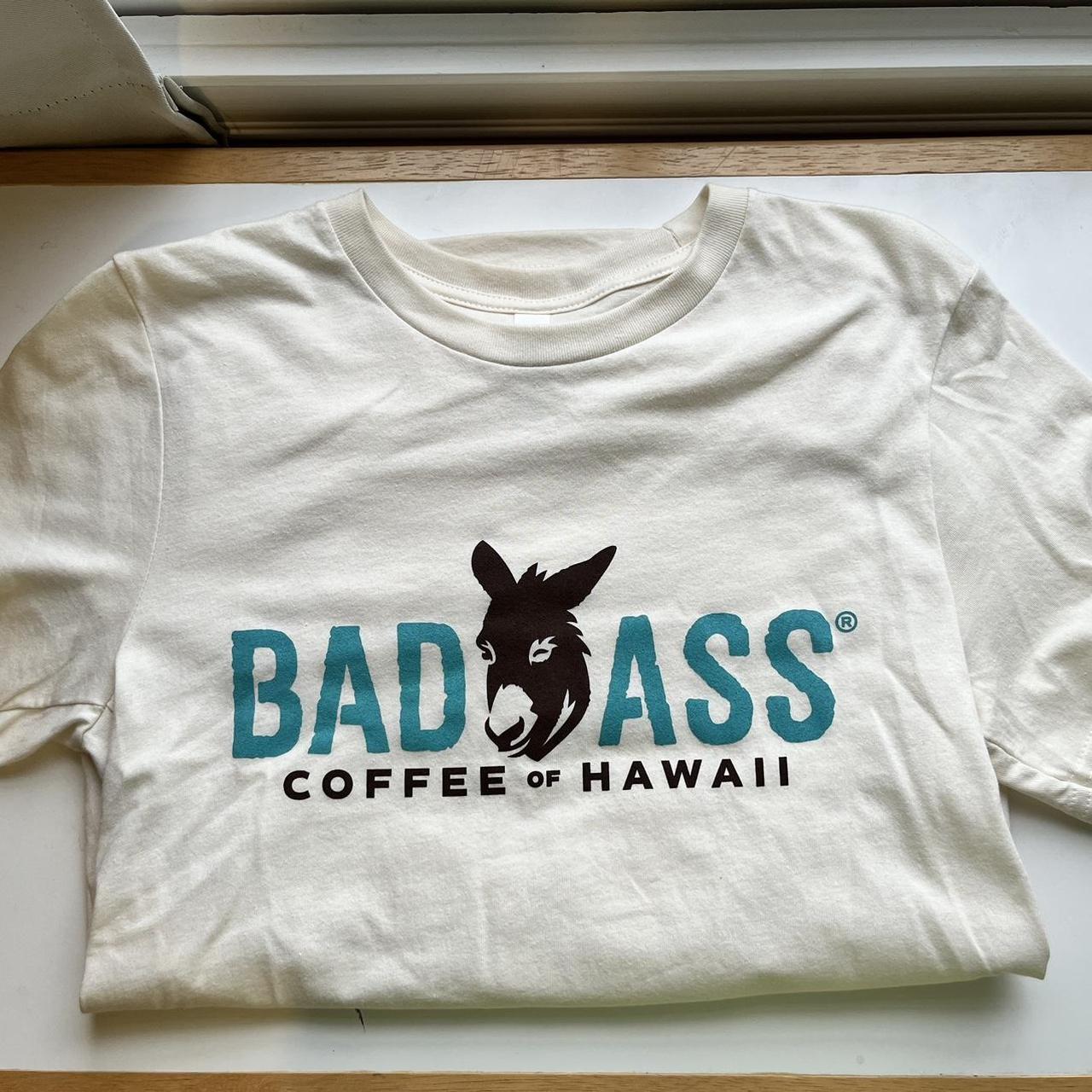 New Badass Coffee of Hawaii tee White Perfect... - Depop
