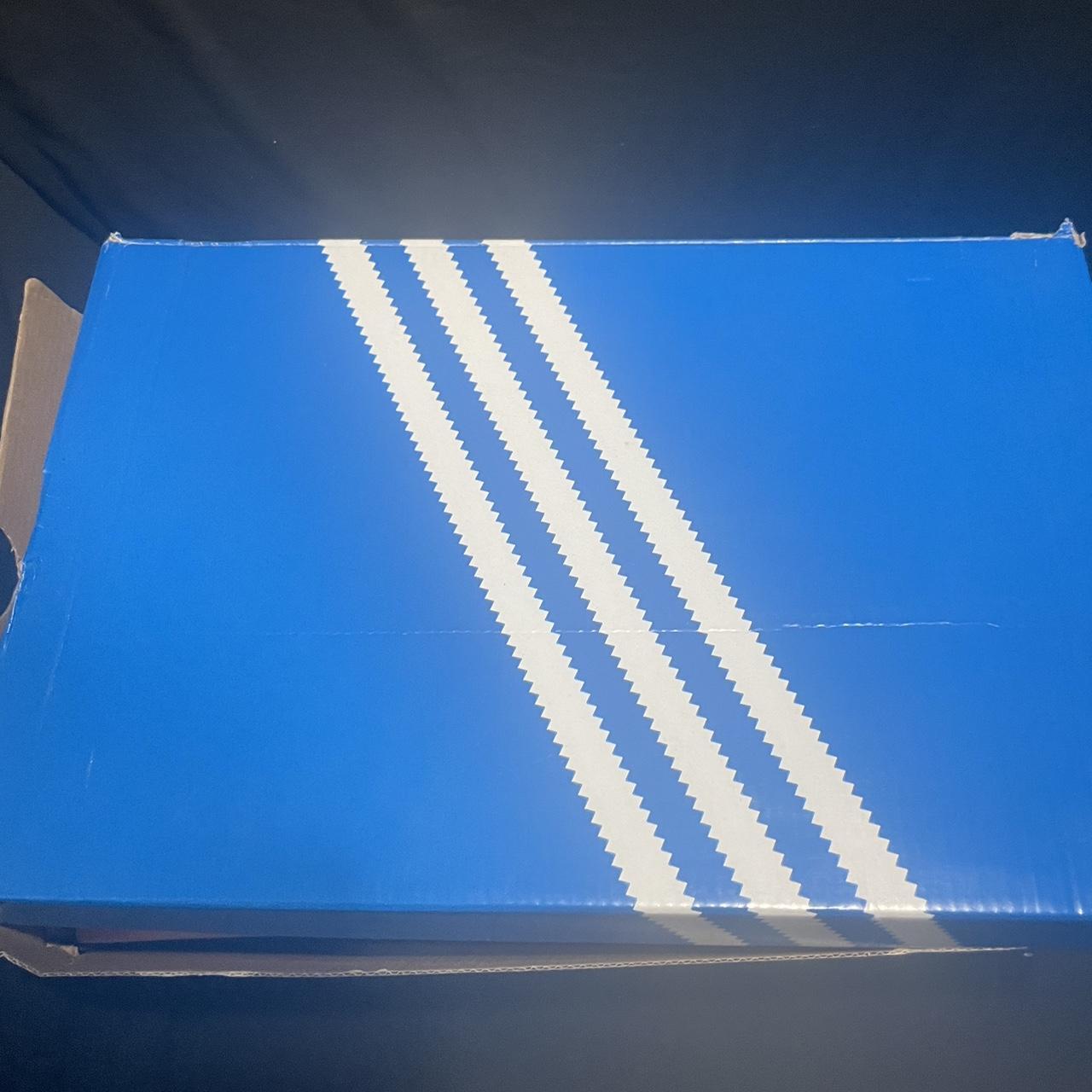 Adidas campus red and white shoes brand new never... | Depop