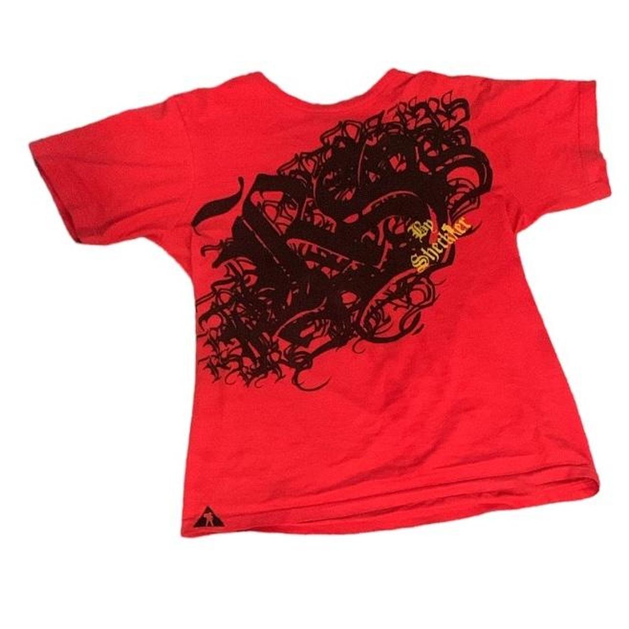 RARE URBAN BRAND Graffiti blood red tee 🩸 Size :... - Depop