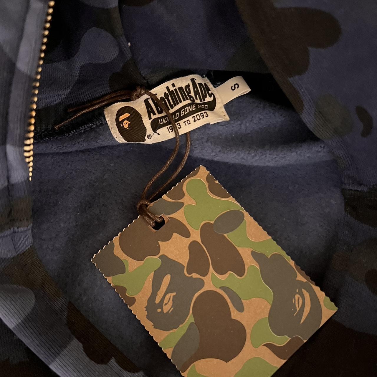 Bape Full Zip Hoodie Jacket Size Small Brand new... - Depop