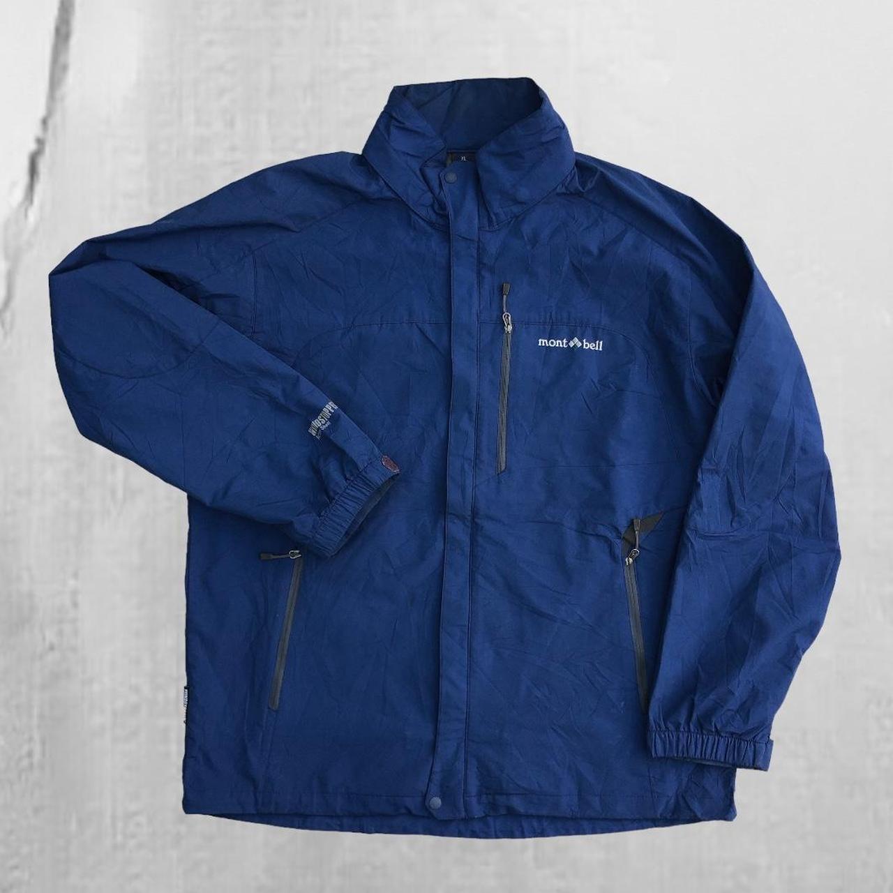 Montbell jacket in blue. Windstopper lightweight... - Depop