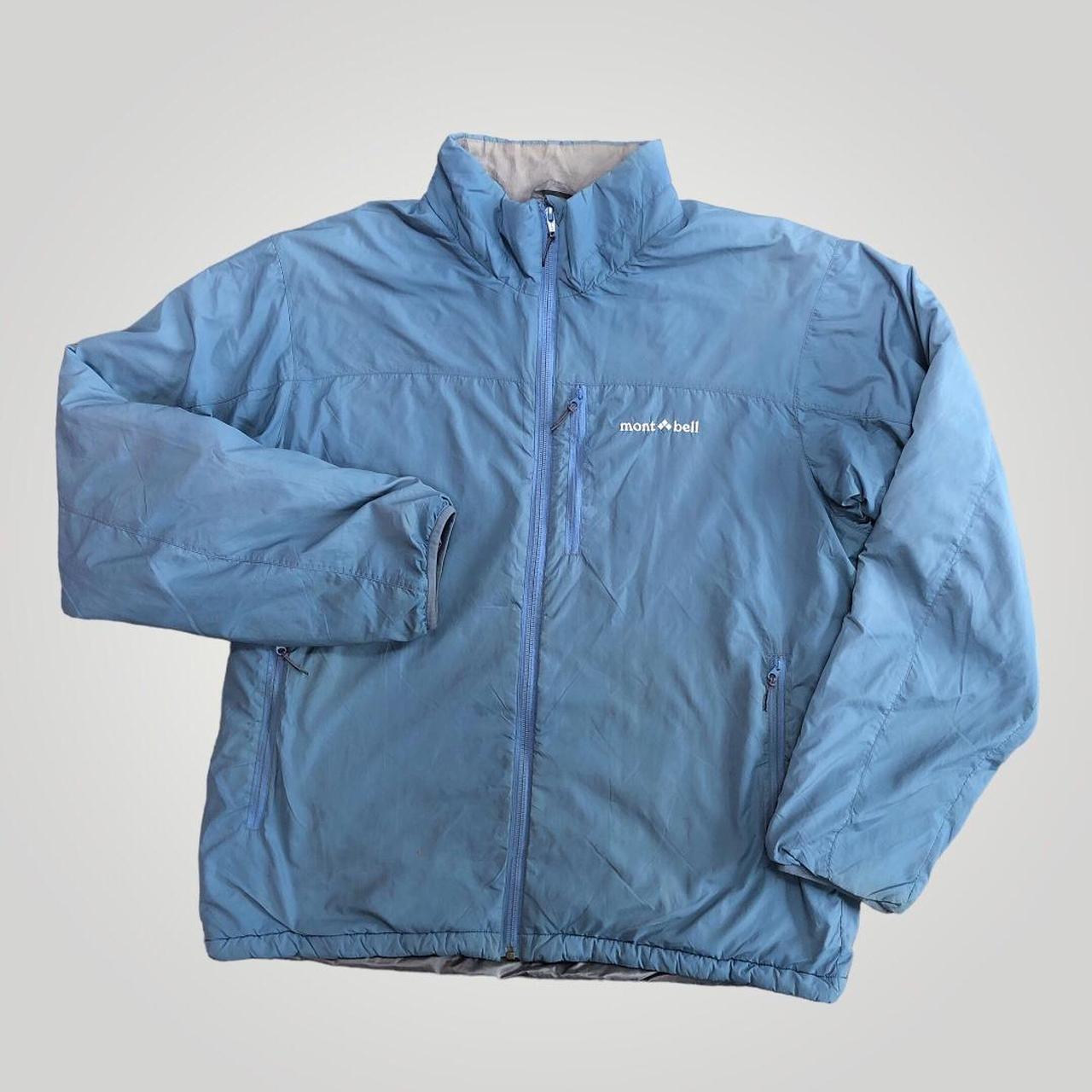 Montbell insulated Jacket in blue . Lightweight... - Depop