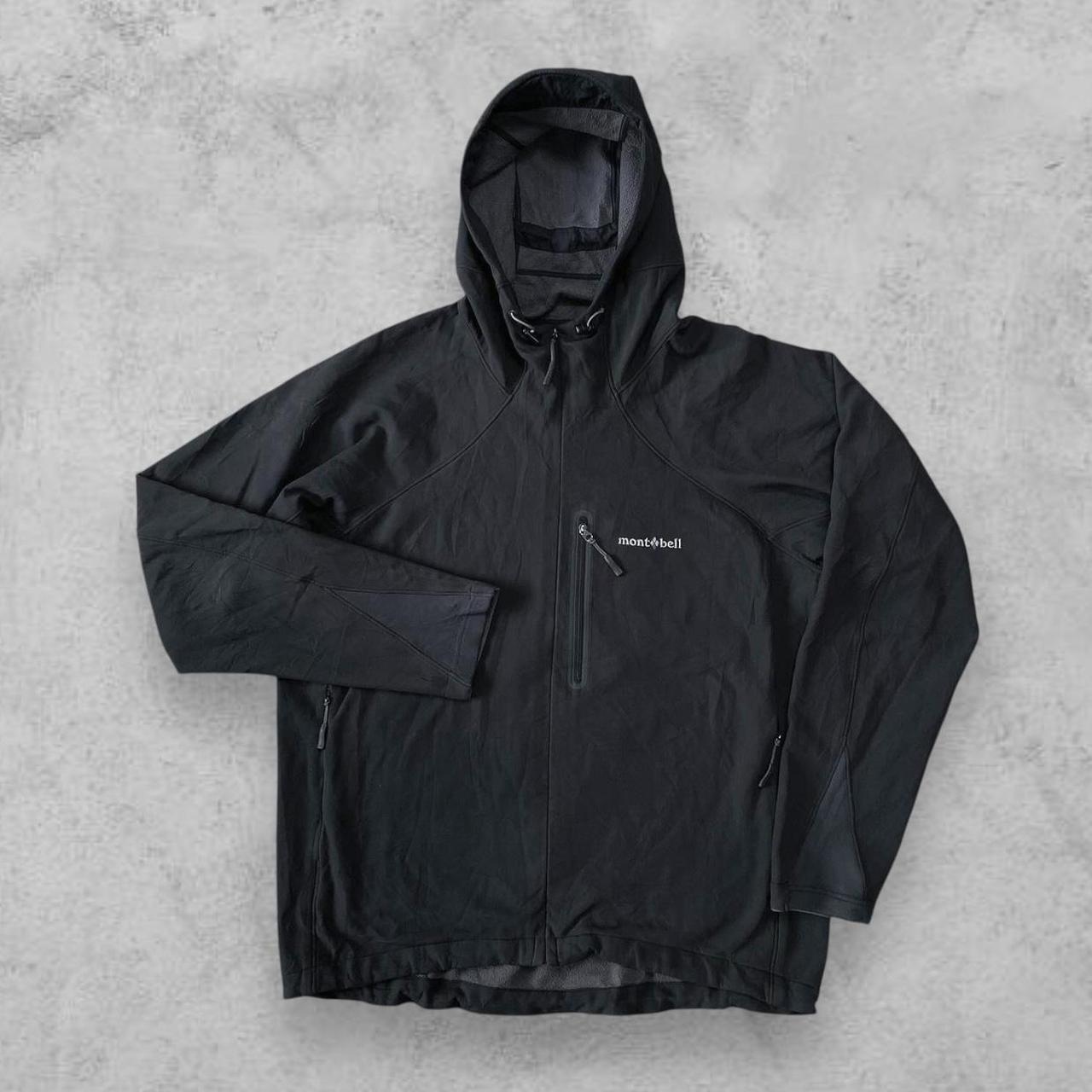 Montbell soft shell jacket in dark grey. Jacket... | Depop