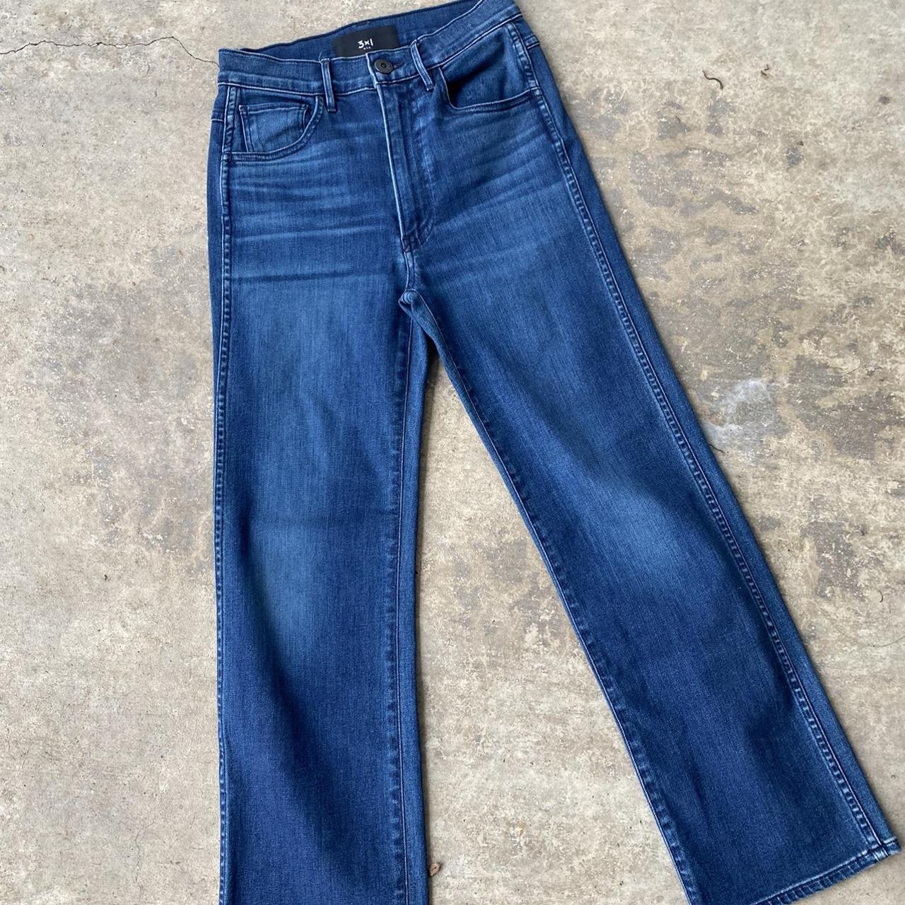 3x1 NYC Denim Wide leg Like new Has a nice... - Depop