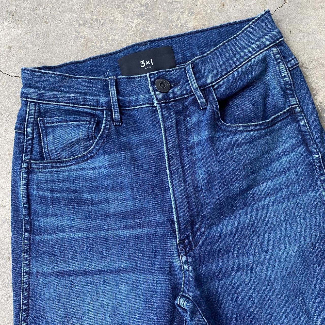 3x1 NYC Denim Wide leg Like new Has a nice... - Depop