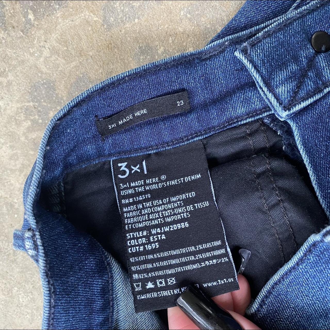 3x1 NYC Denim Wide leg Like new Has a nice... - Depop