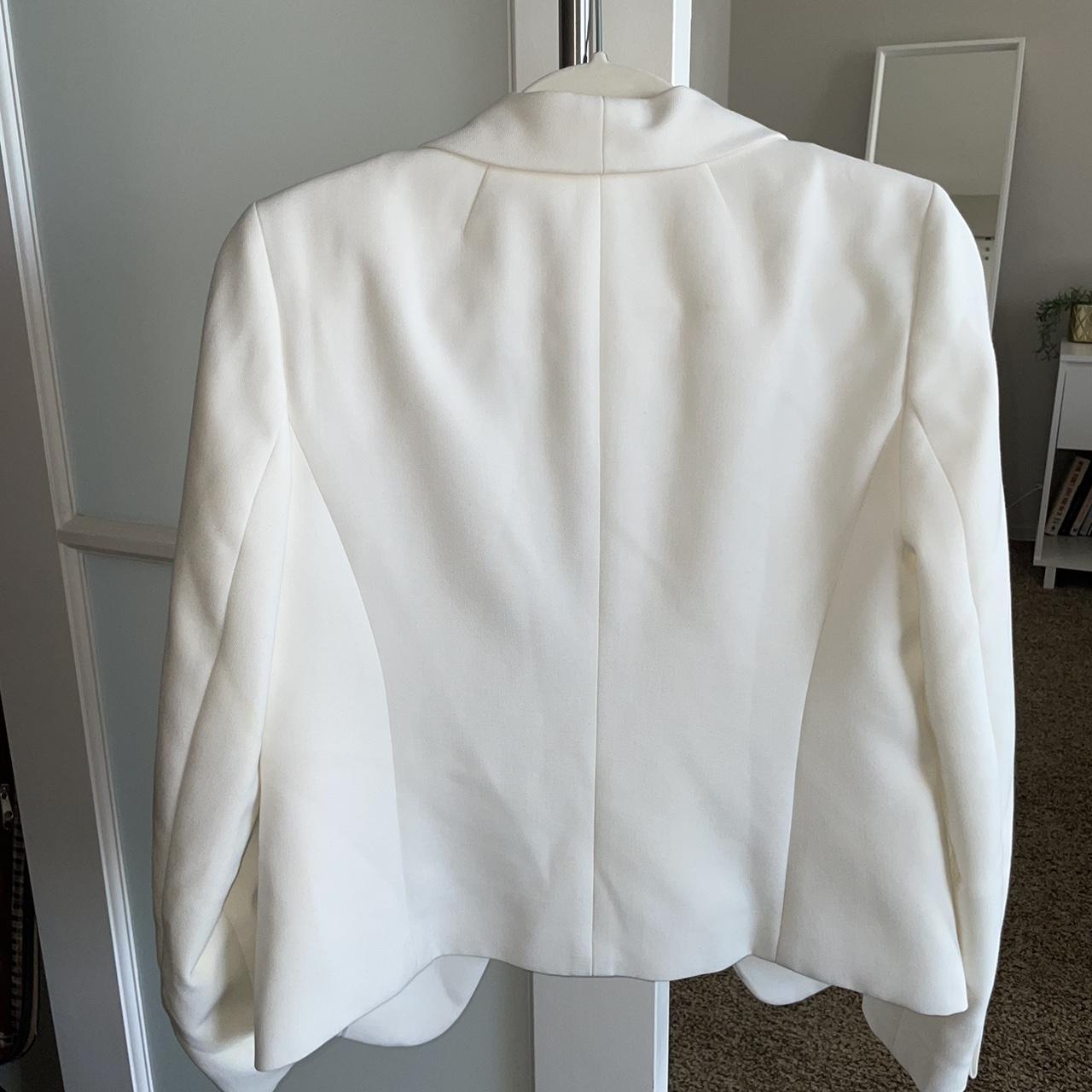 Loft white blazer. Moderate use and light stains in... - Depop