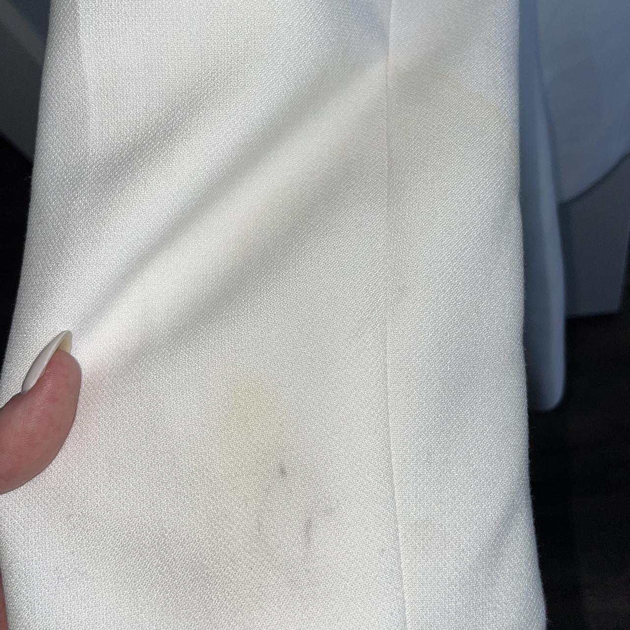 Loft white blazer. Moderate use and light stains in... - Depop