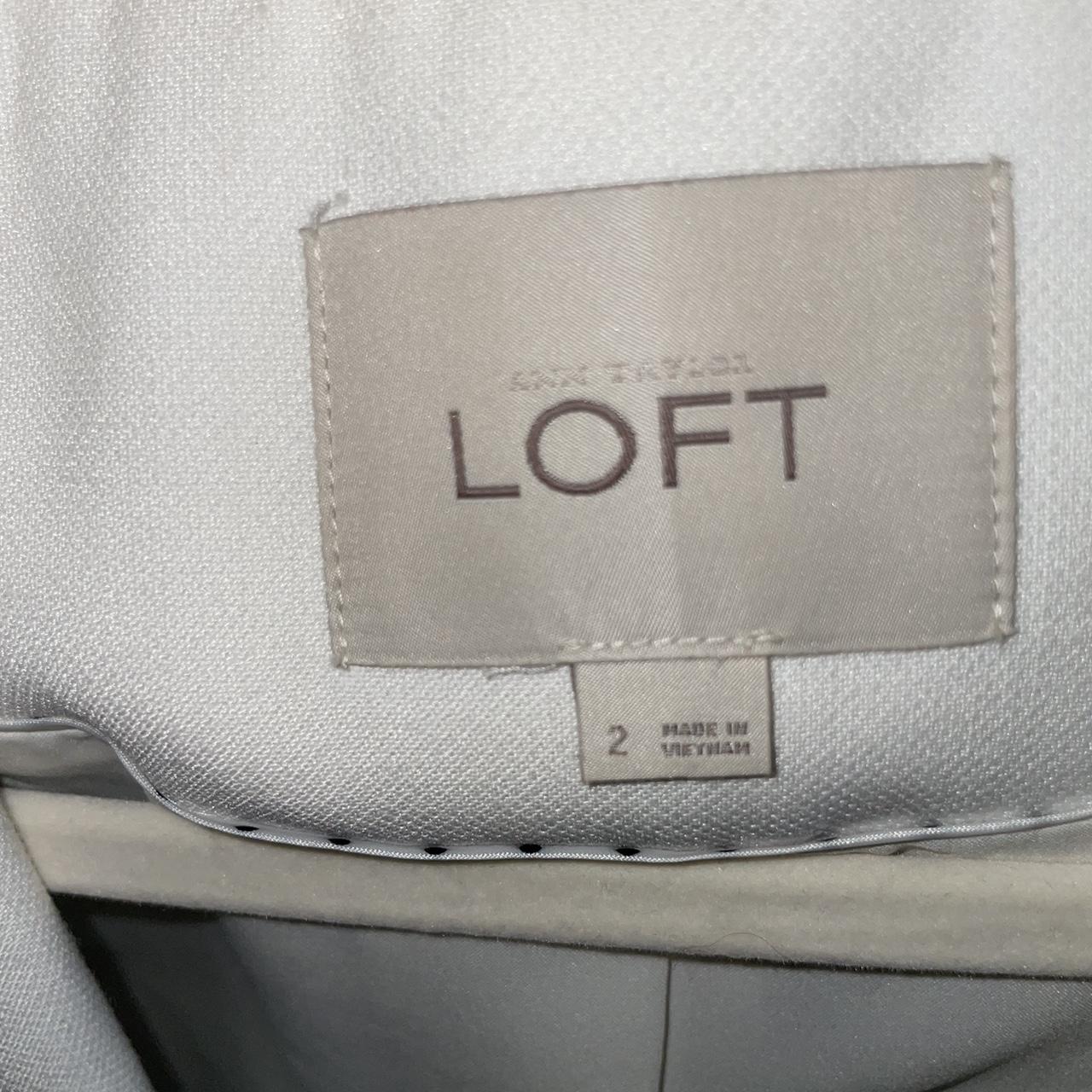 Loft white blazer. Moderate use and light stains in... - Depop
