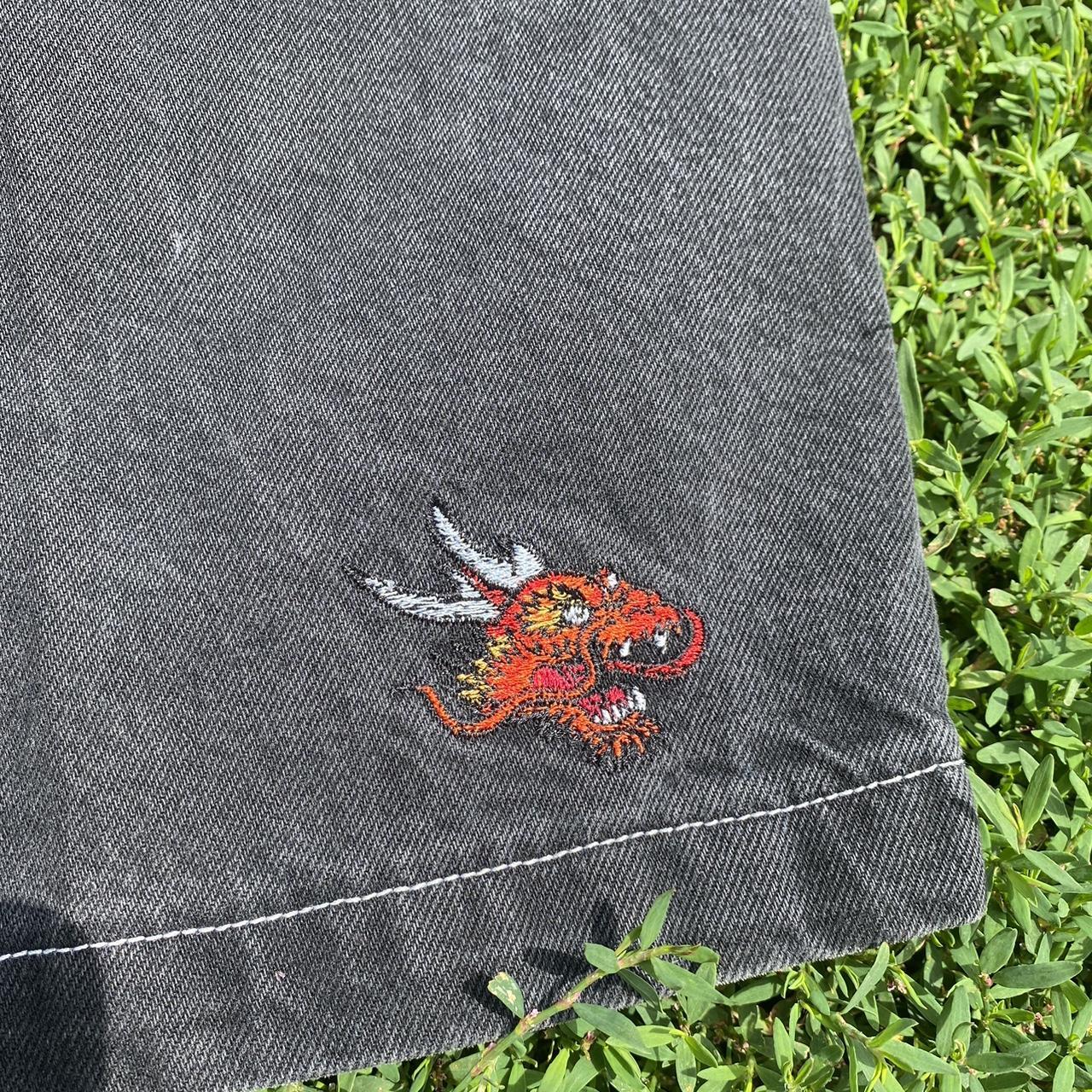 🚨GRAIL 90’s JNCO DRAGON JORTS🚨 ️WASTE 34 ️ DOUBLE... - Depop