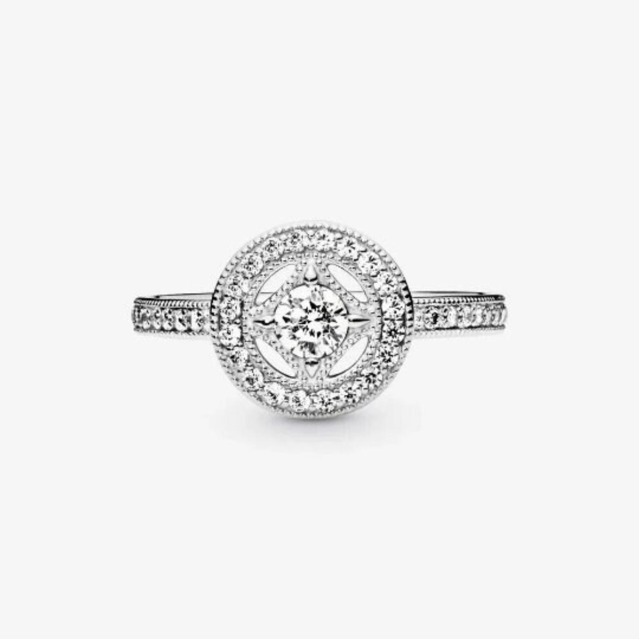 Pandora Vintage Circle Ring Ring size 50mm 52mm Depop