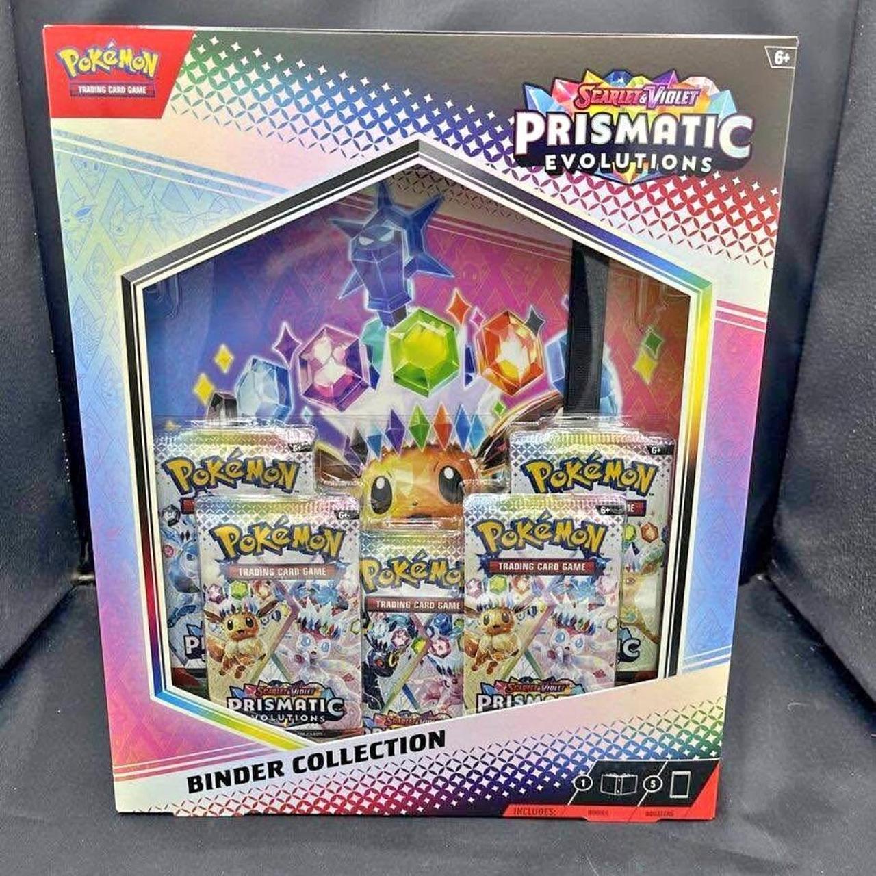 Pokemon prismatic evolutions binder collection lmk... | Depop