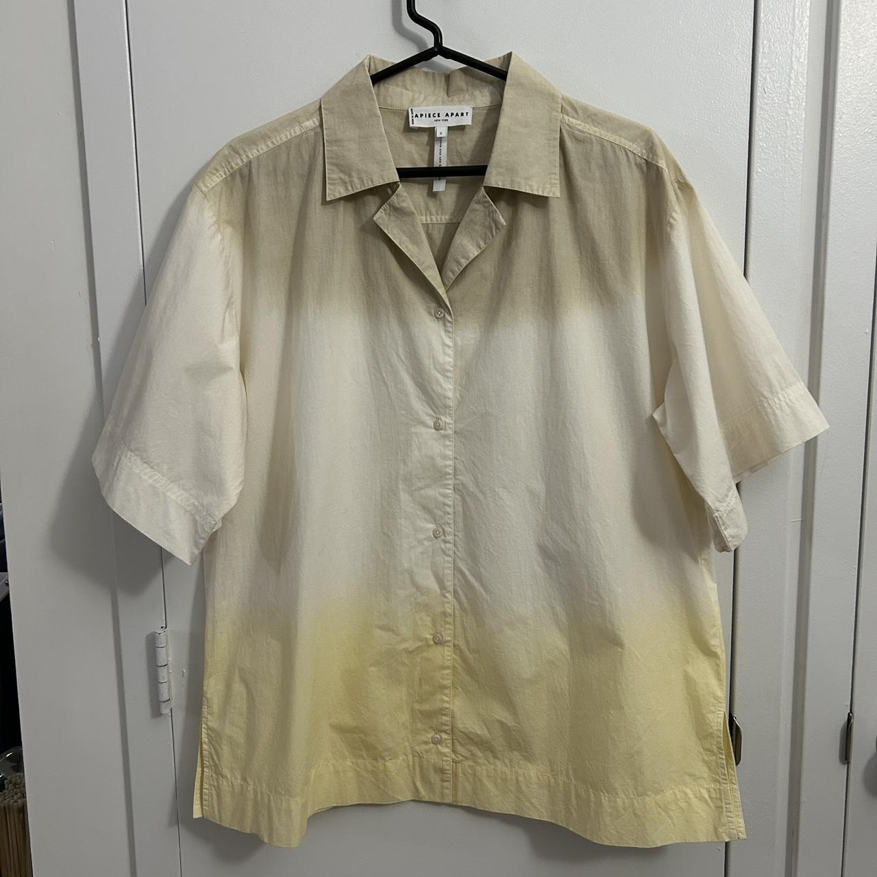 Apiece Apart Ombré Button Up Shirt Button up shirt... - Depop