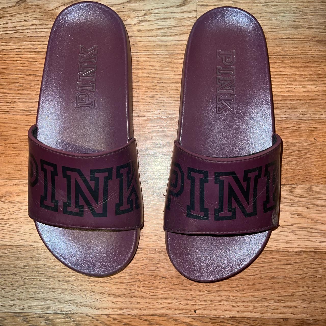 Victoria’s secret PINK slides Size 7... - Depop