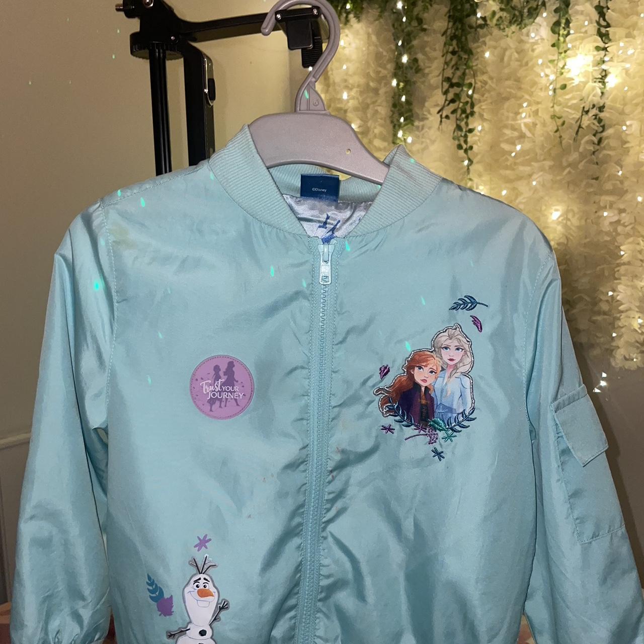 Blue Disney Frozen jacket #Frozen - Depop