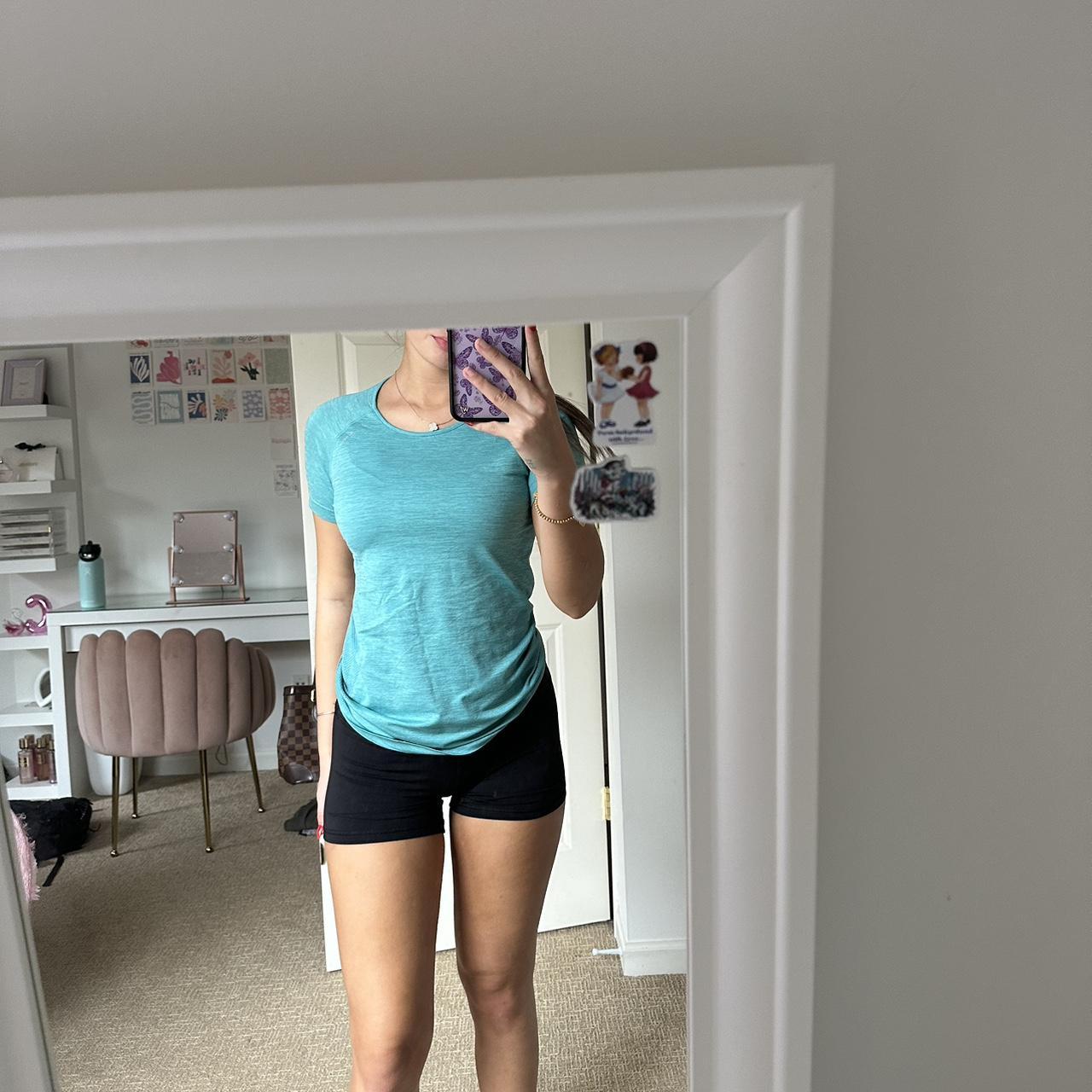Blue decathlon workout top Fits like the lulu swifty | Depop