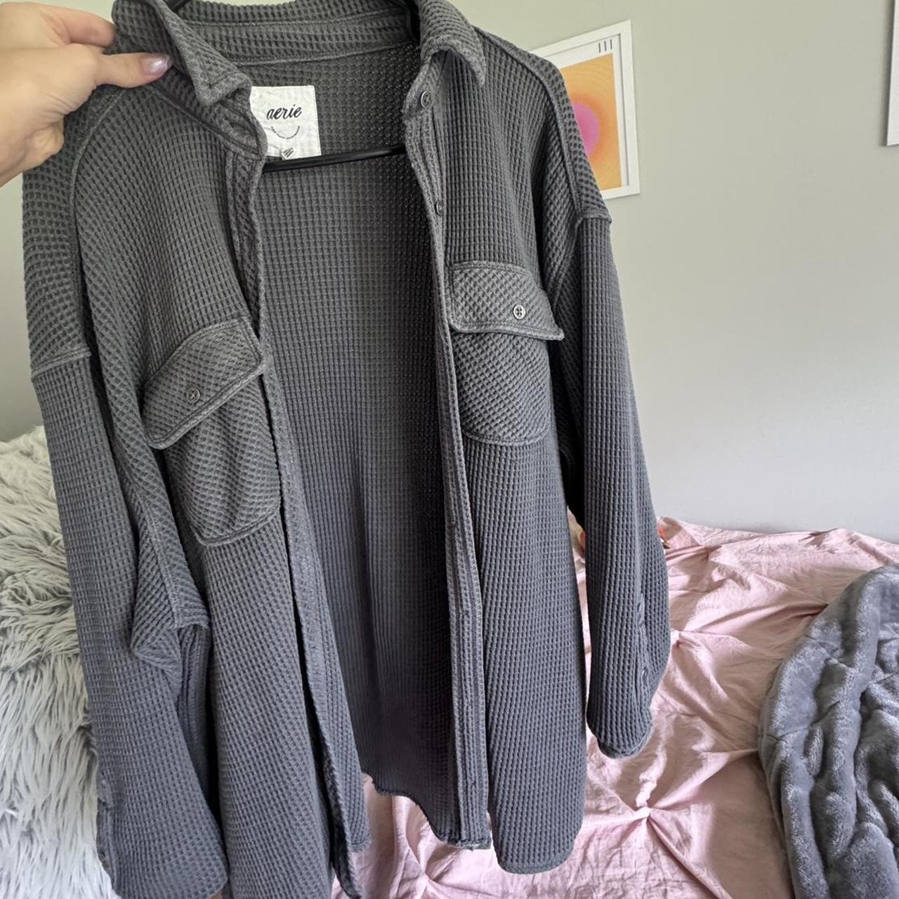 aerie beach cover up jacket oversized - Depop