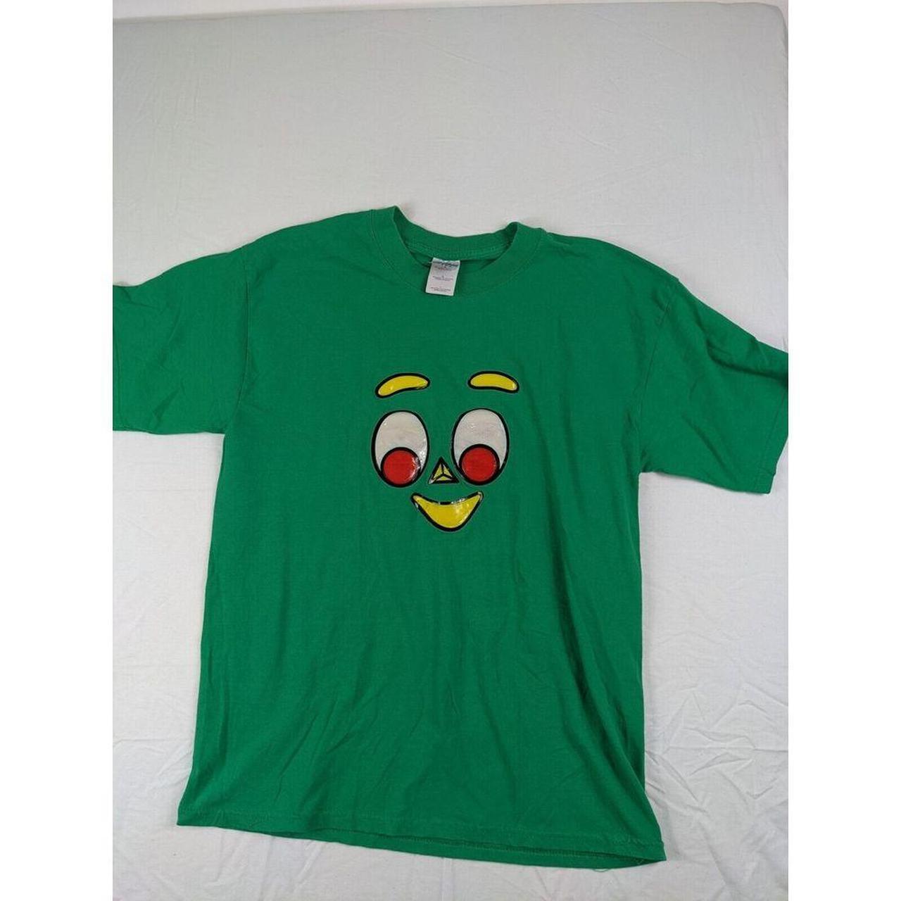 Vintage 1996 Gumby Big Face Print Prema Toy Promo TV... | Depop