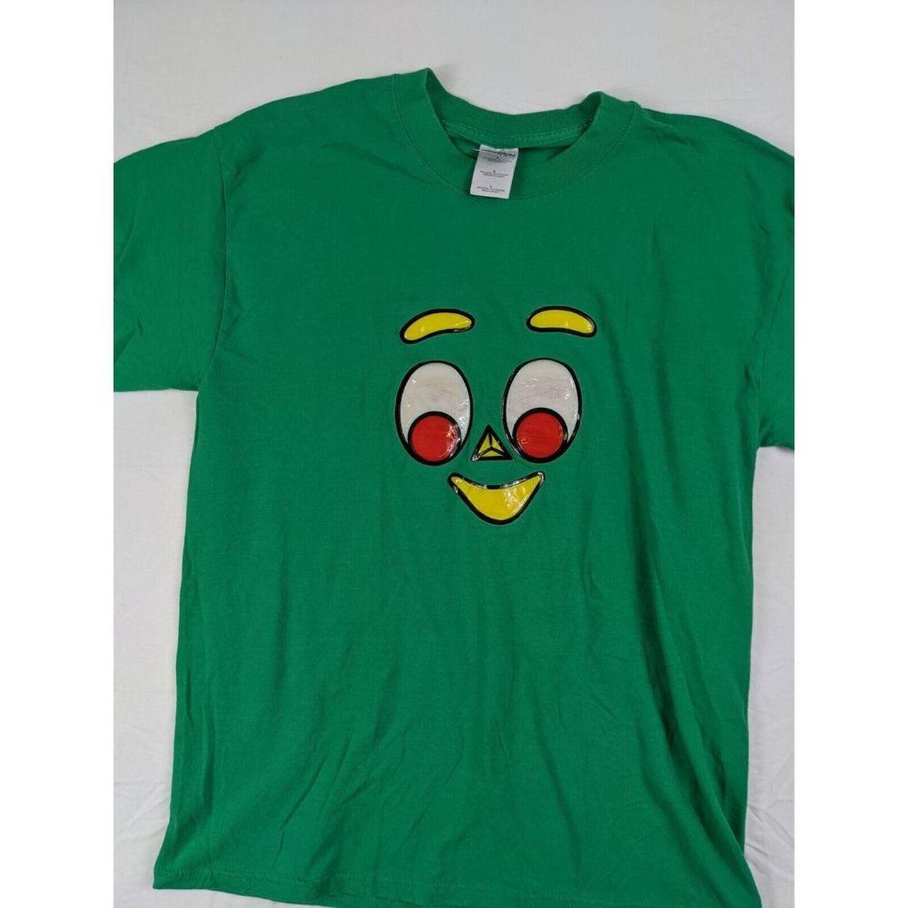 Vintage 1996 Gumby Big Face Print Prema Toy Promo TV... | Depop