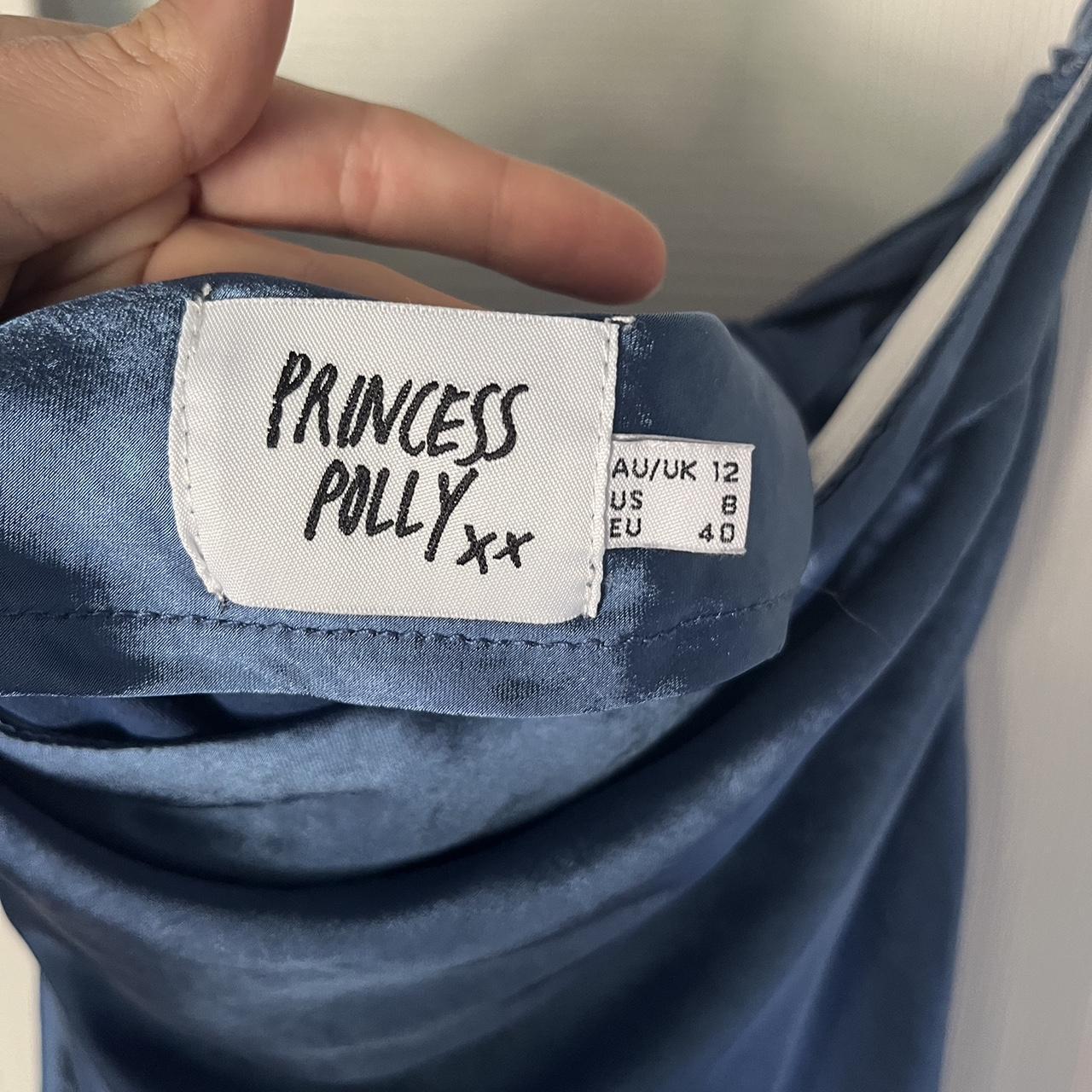 Princess Polly Haley Maxi Dress Blue -Size 8 -Worn... - Depop