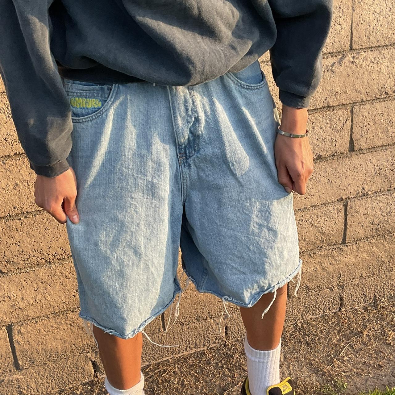 Empyre loose jorts Size 33 with jrawstring to fit... - Depop