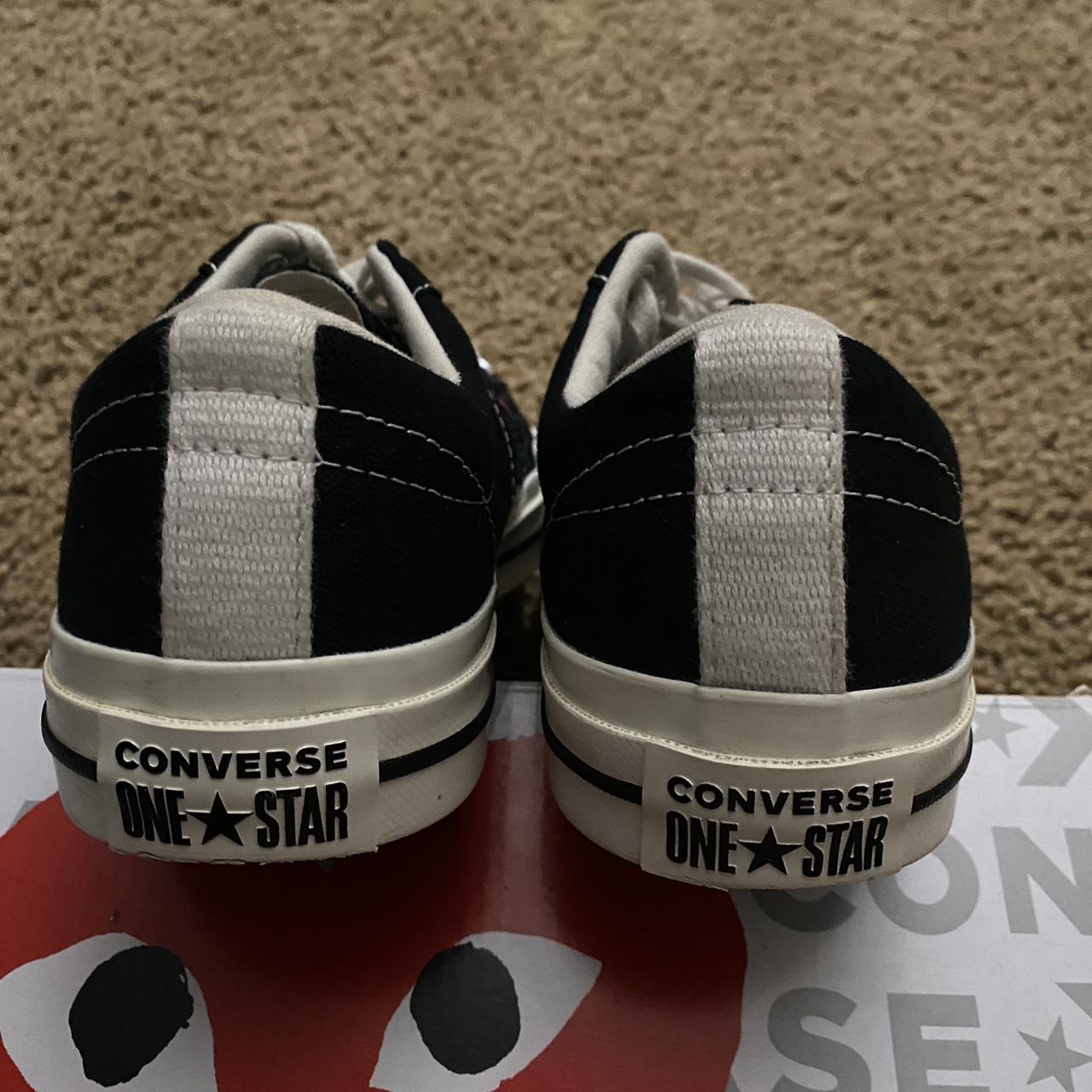 Cdg One Star Converse Size: Womens US 9.0 Good as... - Depop