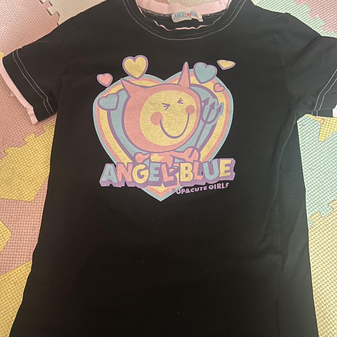 angel blue shirt 150cm message for more photos... - Depop