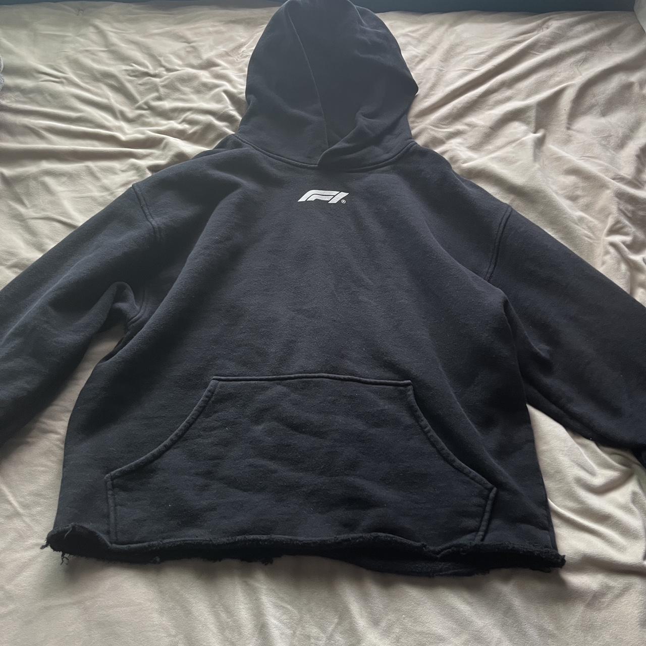 cropped pacsun F1 hoodie - Depop