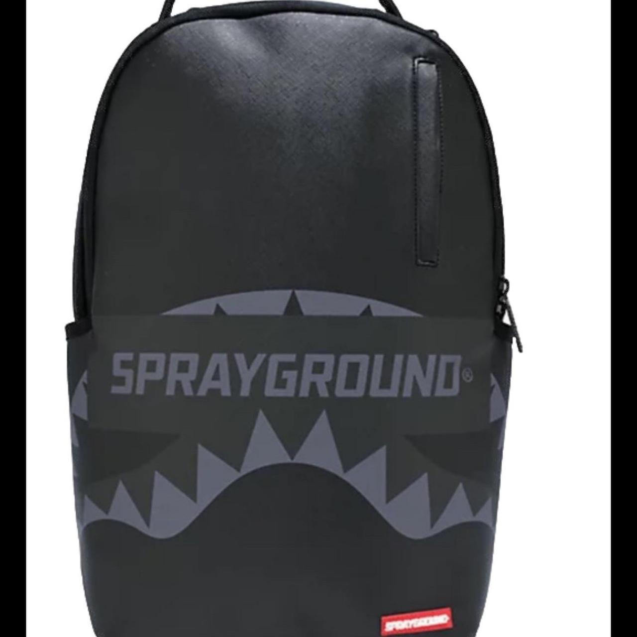 Sprayground Black Core Backpack - Depop