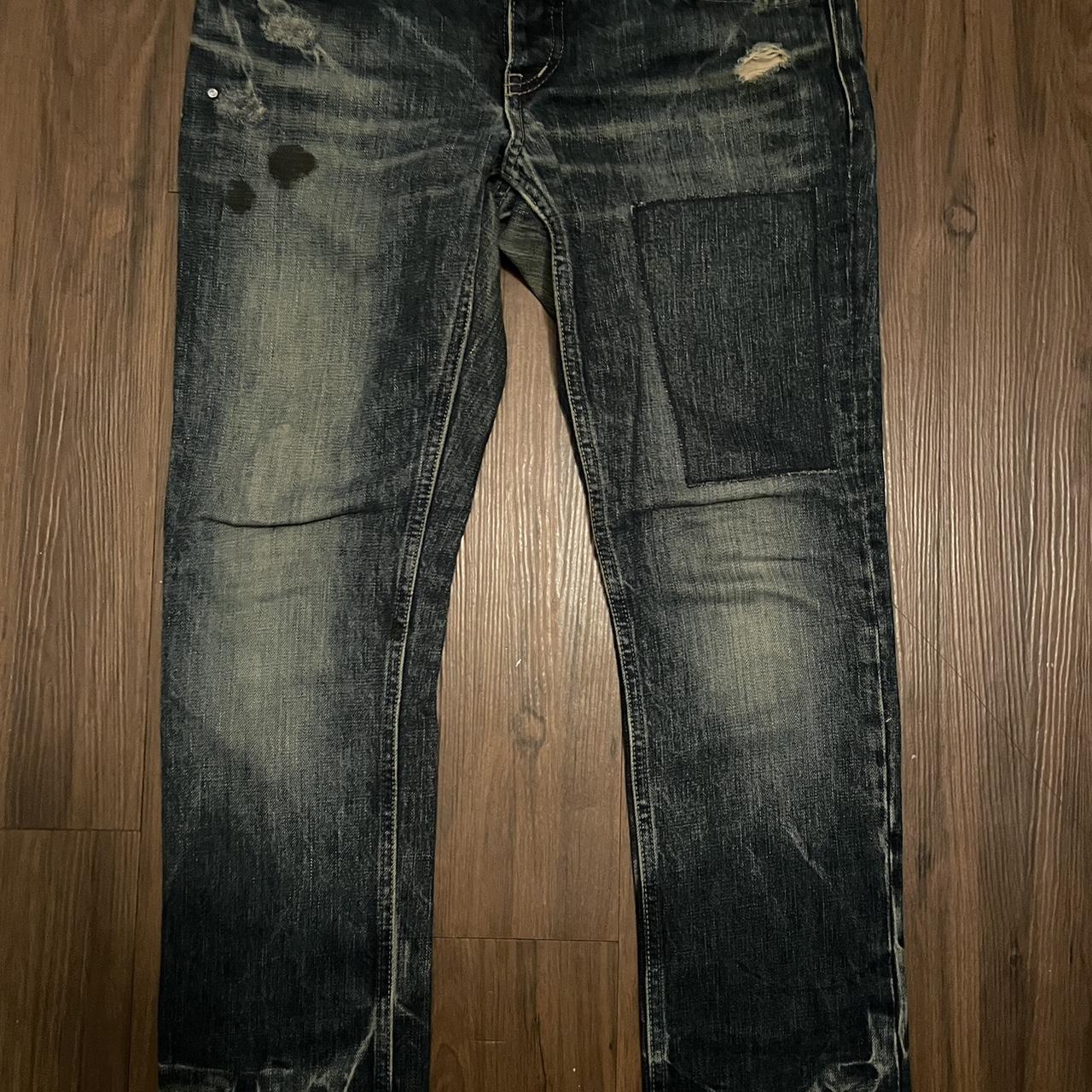 Hysteric Glamour Studded Denim Jeans - Depop