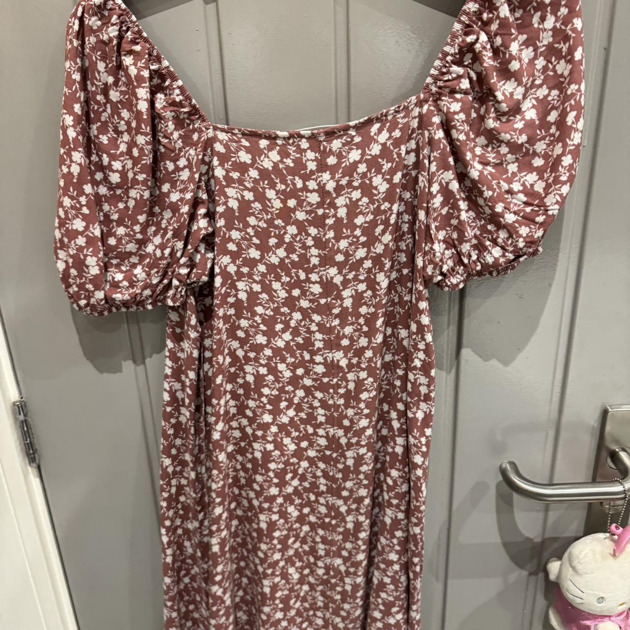 Floral primark dress with front bow (tied) Size 8–10... - Depop