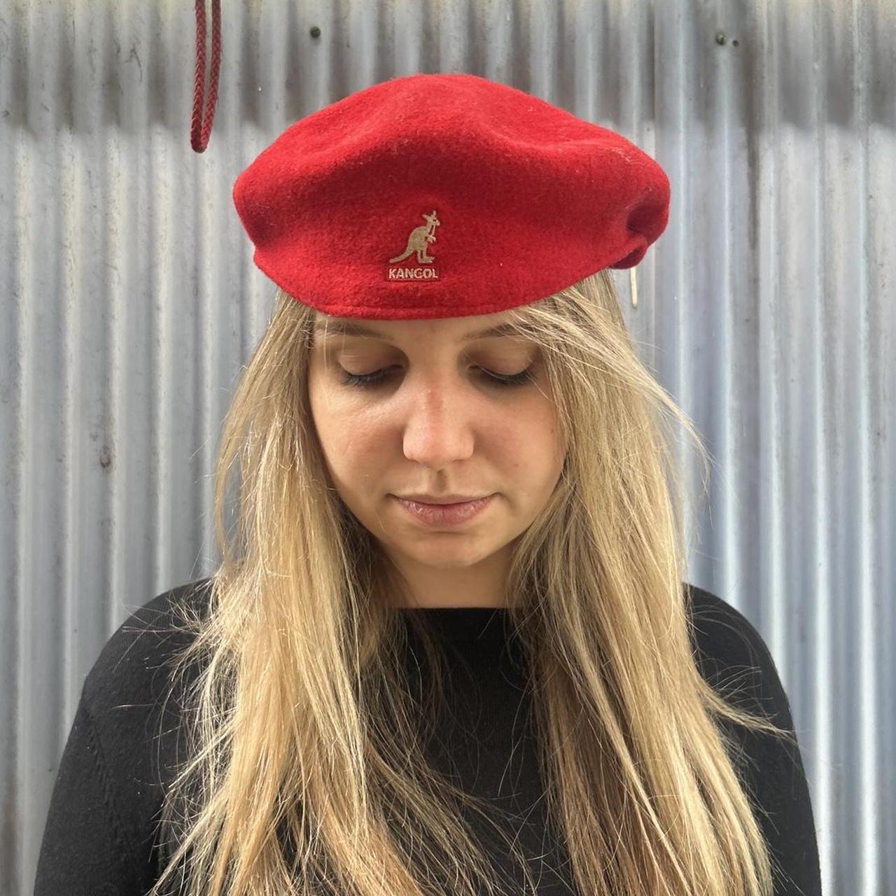 Red Kangol beret! Excellent condition and cheapest... - Depop