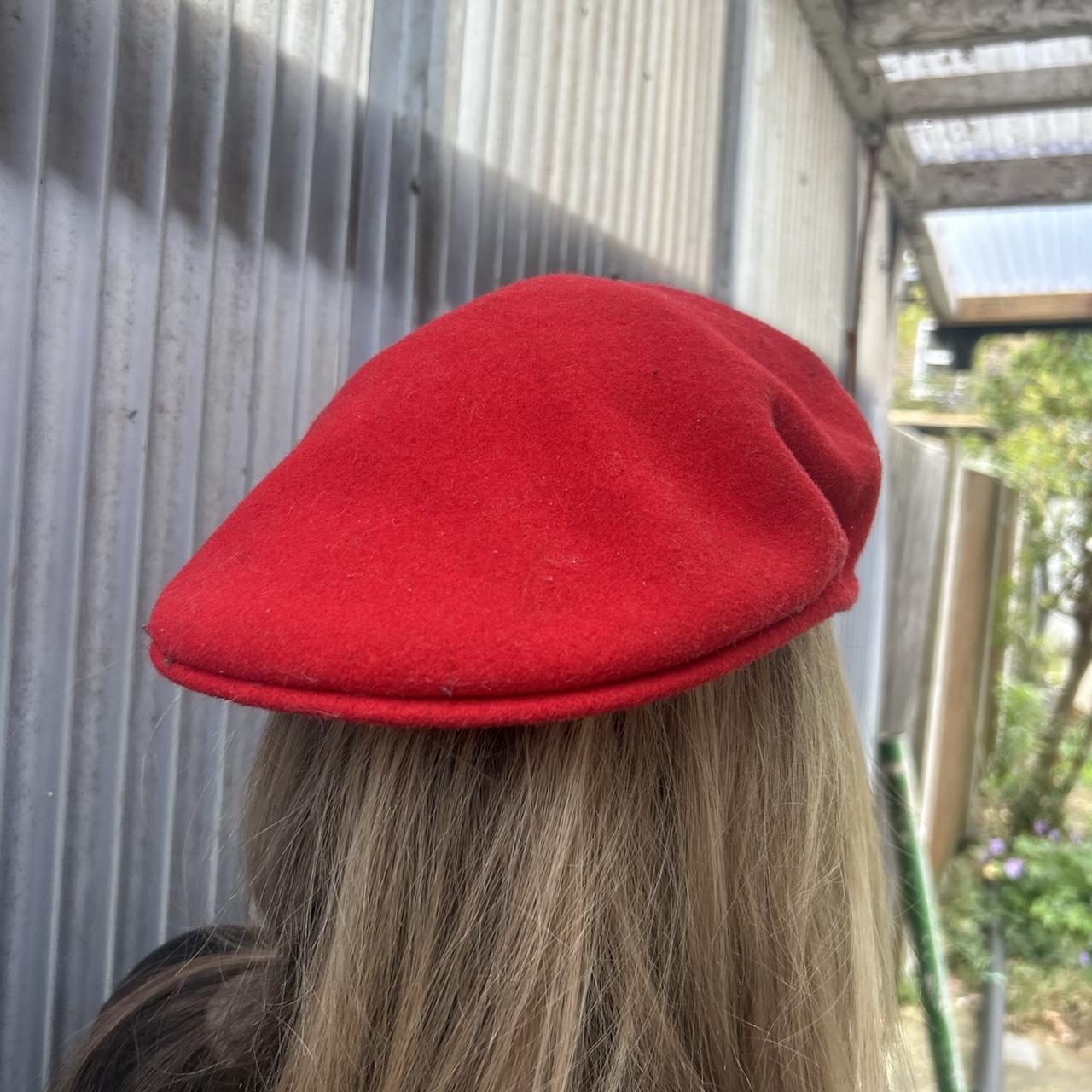 Red Kangol beret! Excellent condition and cheapest... - Depop