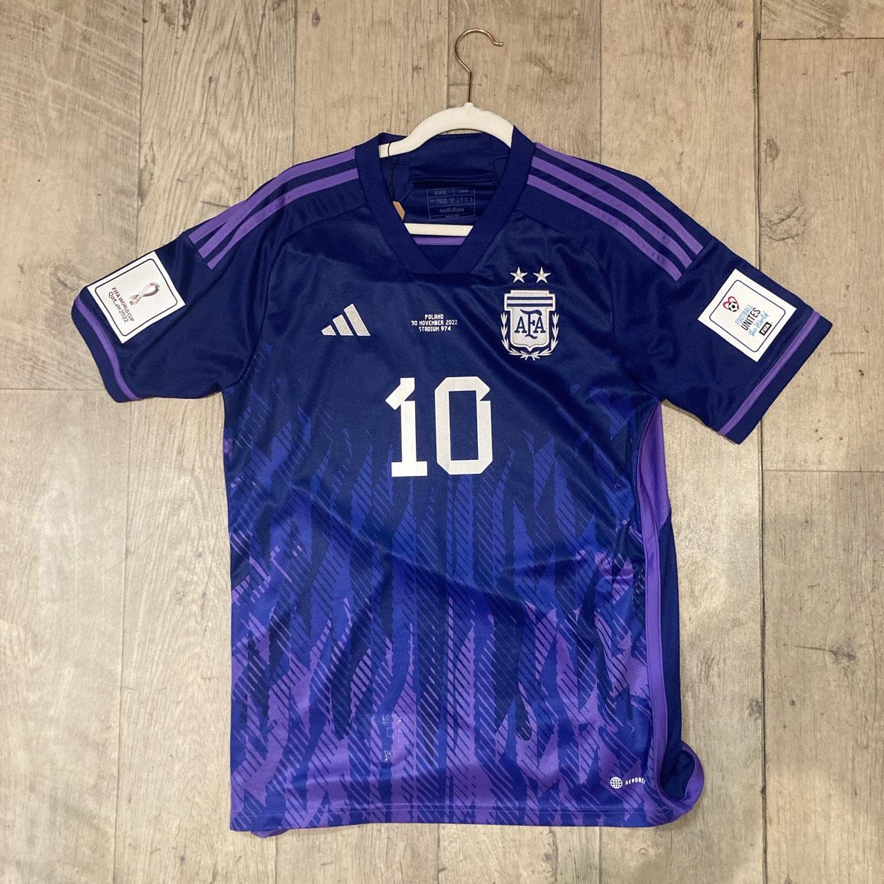 Lionel Messi #10 Argentina Away kit Qatar World Cup... - Depop