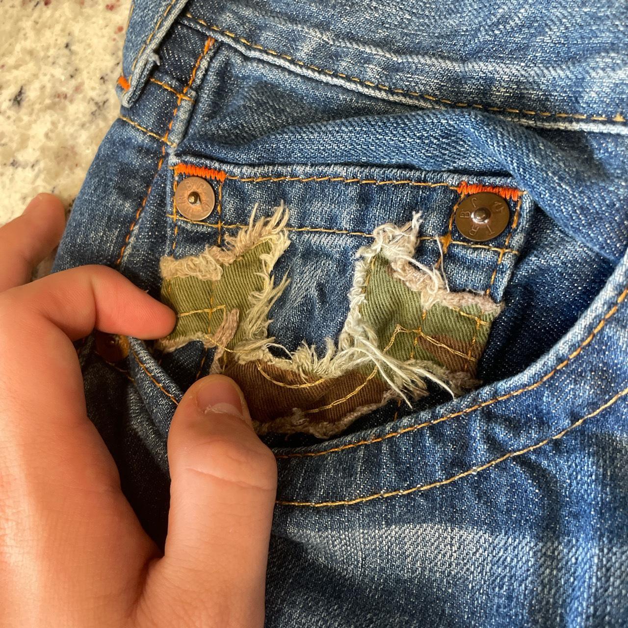 Men’s Camo True Religion Jeans Super sick trueys... - Depop